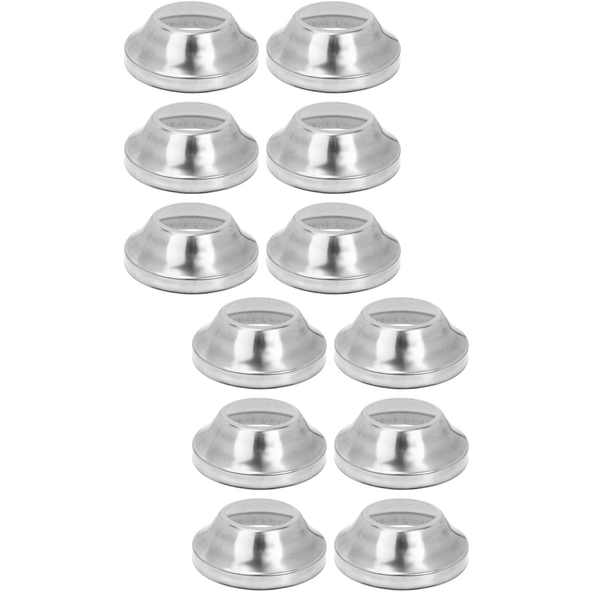 Hemoton 12 Pcs Stainless Steel Railing Post Base Covers Practical ...
