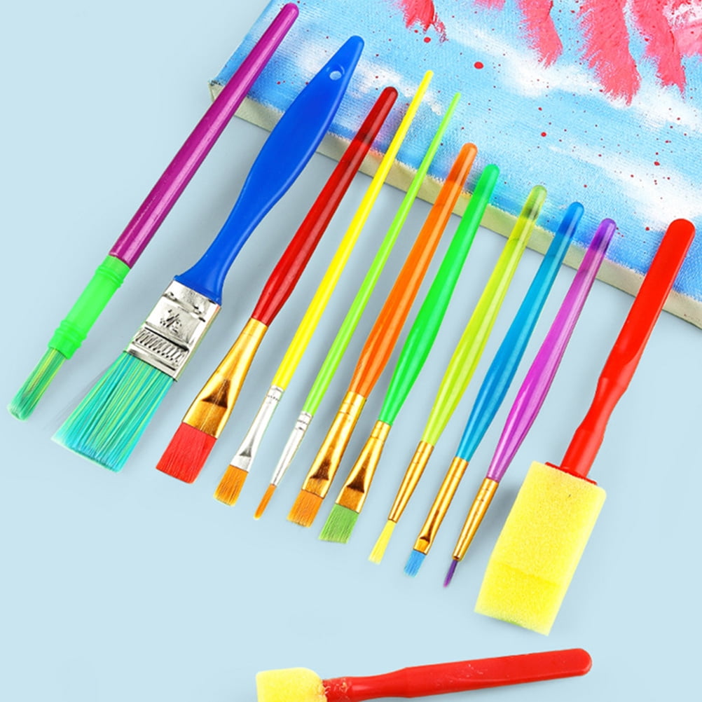 Hemoton 12 Piece Painting Set with Nylon Brushes for Art Drawing Oil ...