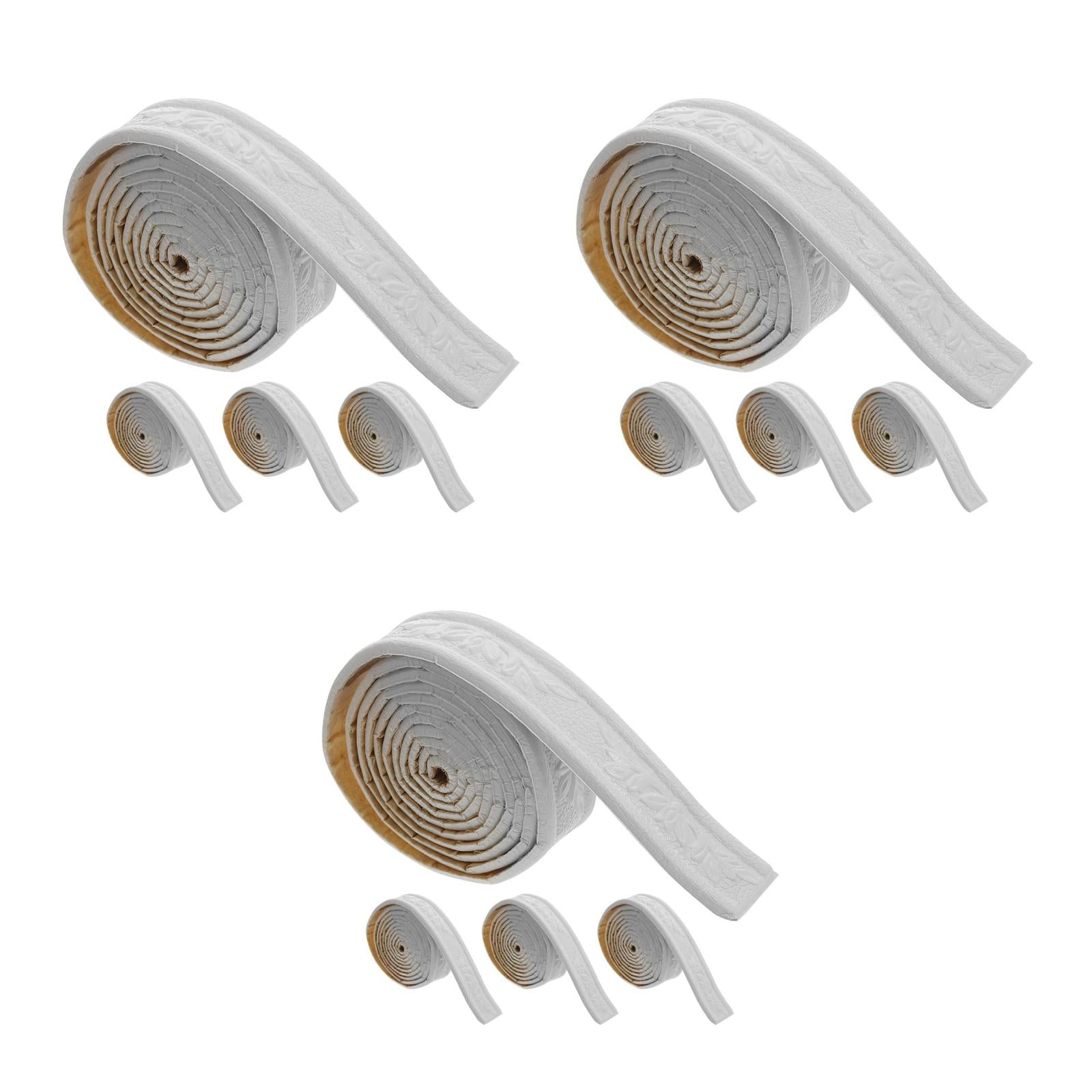 Hemoton 12 Rolls of Molding Trim Wall Trim Self Adhesive Peel and Stick ...