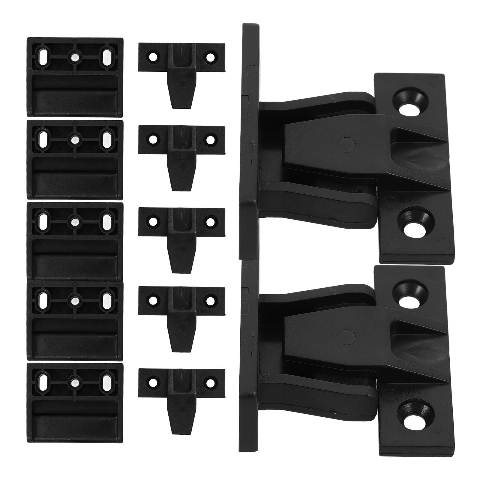 Hemoton 12 Set False Front Cabinet Clips Plastic Bracket Fake Drawer ...