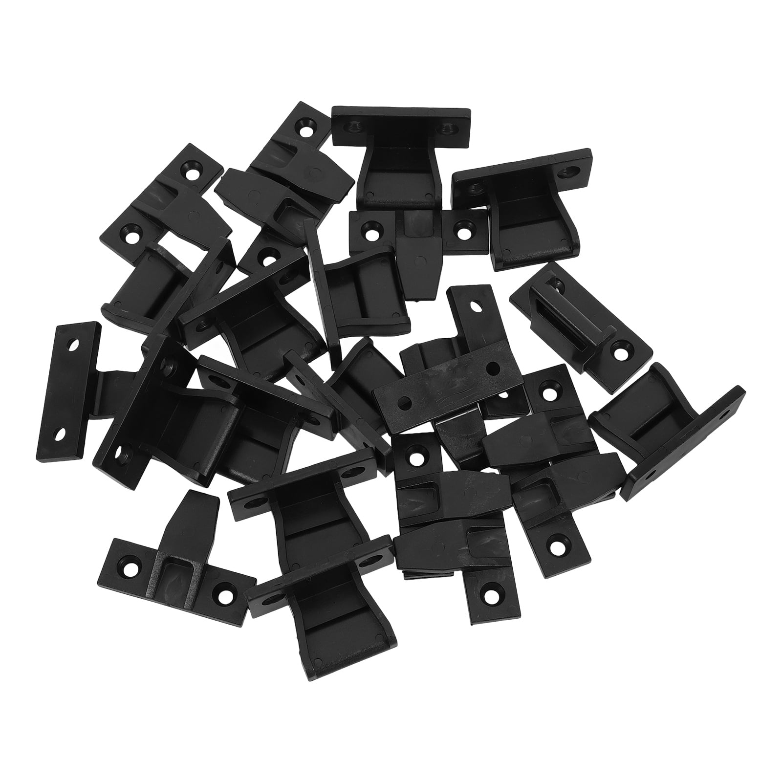 Hemoton 12 Set Furniture Clips For Flat Panel Cabinet Plastic Corner ...
