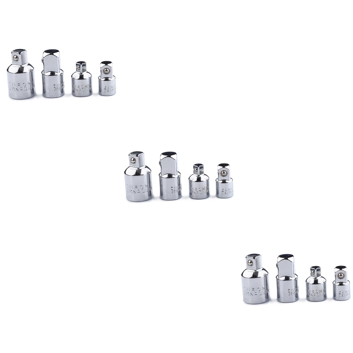 Hemoton 12 pcs CVR Socket Bit Impact Driver Adapter Reducer Set Ratchet ...