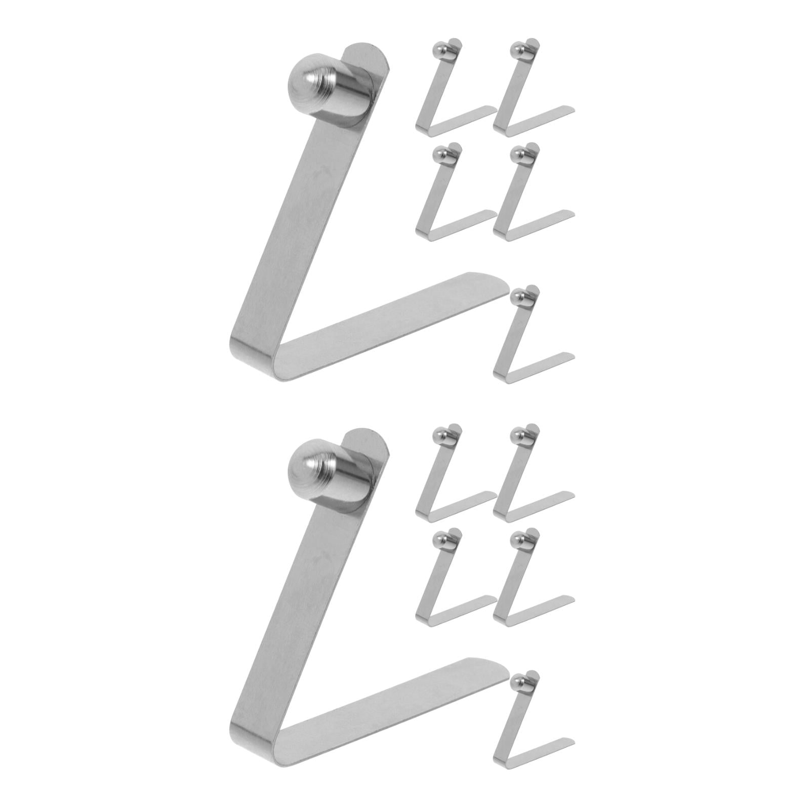 Hemoton 12 pcs Durable Spring Clips for Telescoping Tubes Buckle V ...