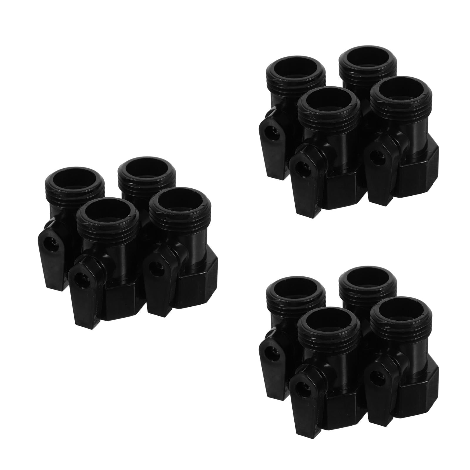 Hemoton 12 pcs Garden Hose Rotation Shut Off Valve Water Shut-Off Valve ...
