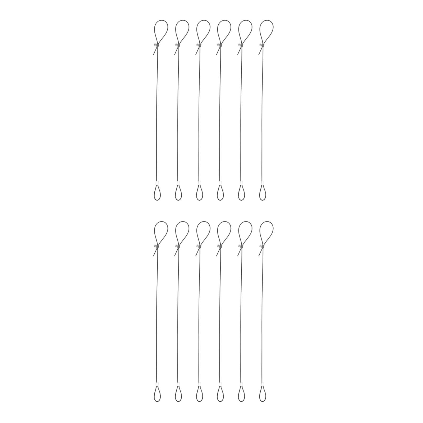Hemoton 12 pcs Gate Latch Cable Pull Adjustable String Fence Gate Pull ...