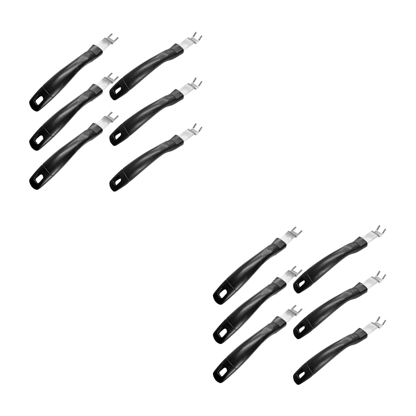 Hemoton 12 pcs Heat-Resistant Grill Lifter Stainless Steel Grate Lifter ...