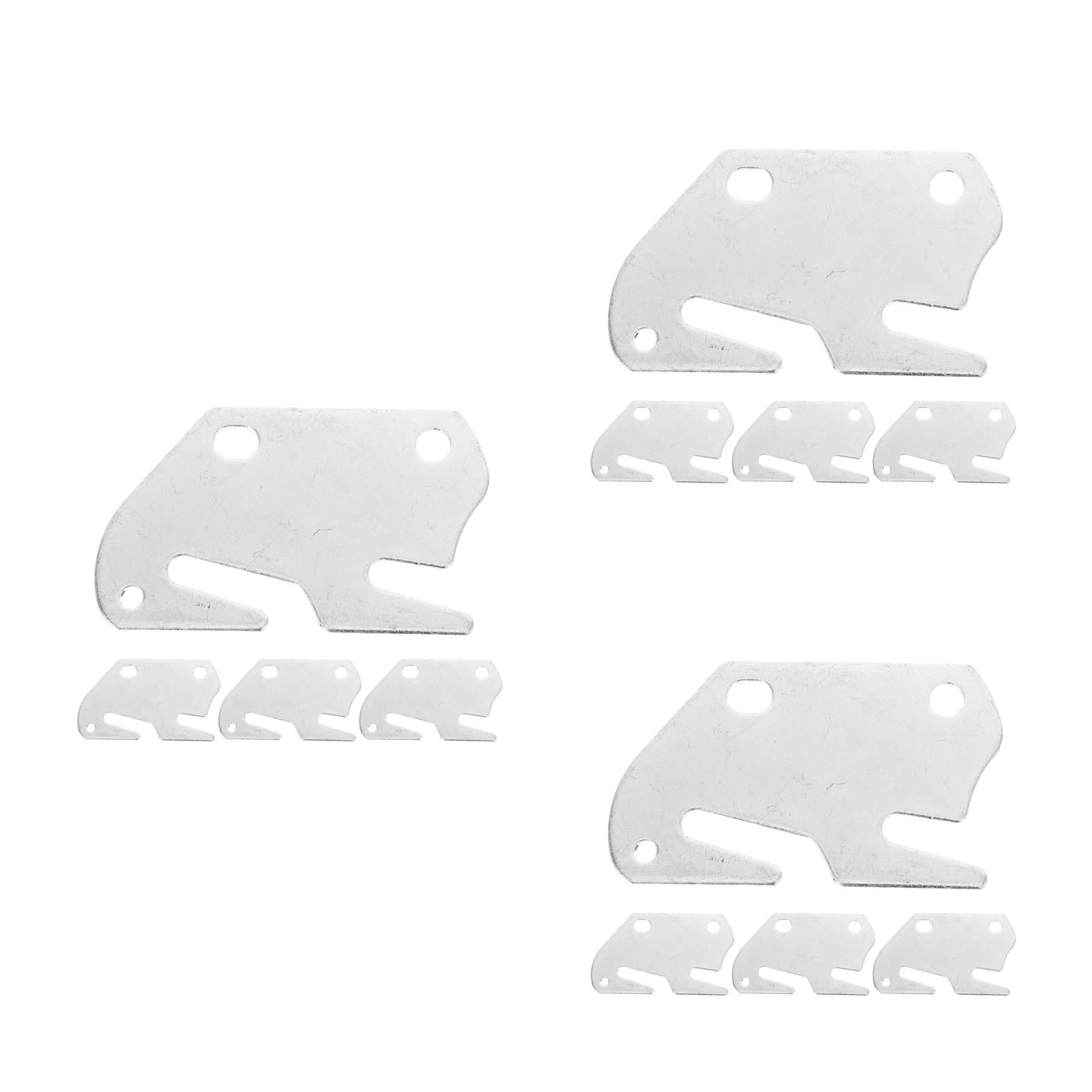 Hemoton 12 pcs Hook Plates for Wooden Beds Frame Bed Rail Brackets for ...