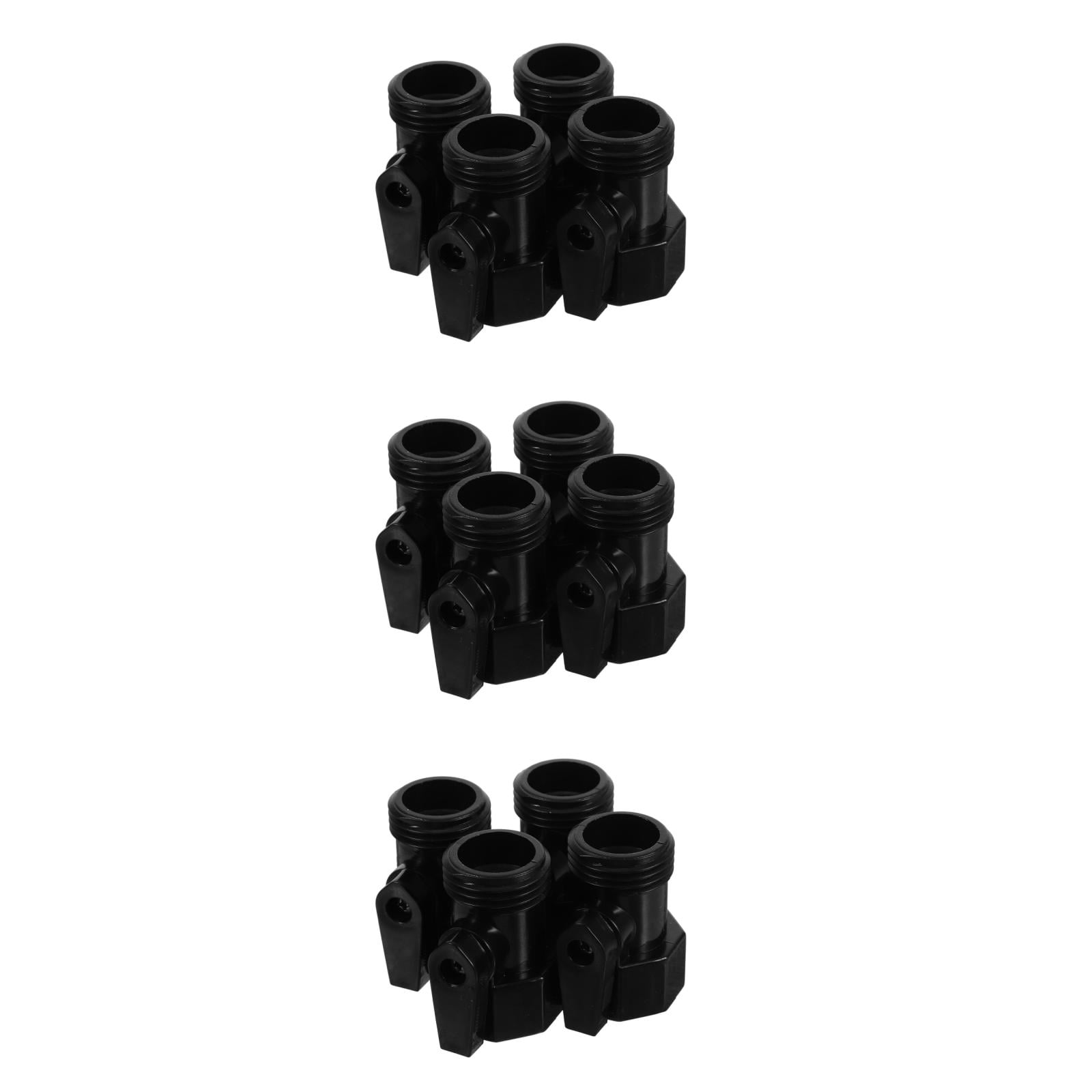 Hemoton 12 pcs Hose Valve Switch Fitting Hose Shutoff Valve For Garden ...