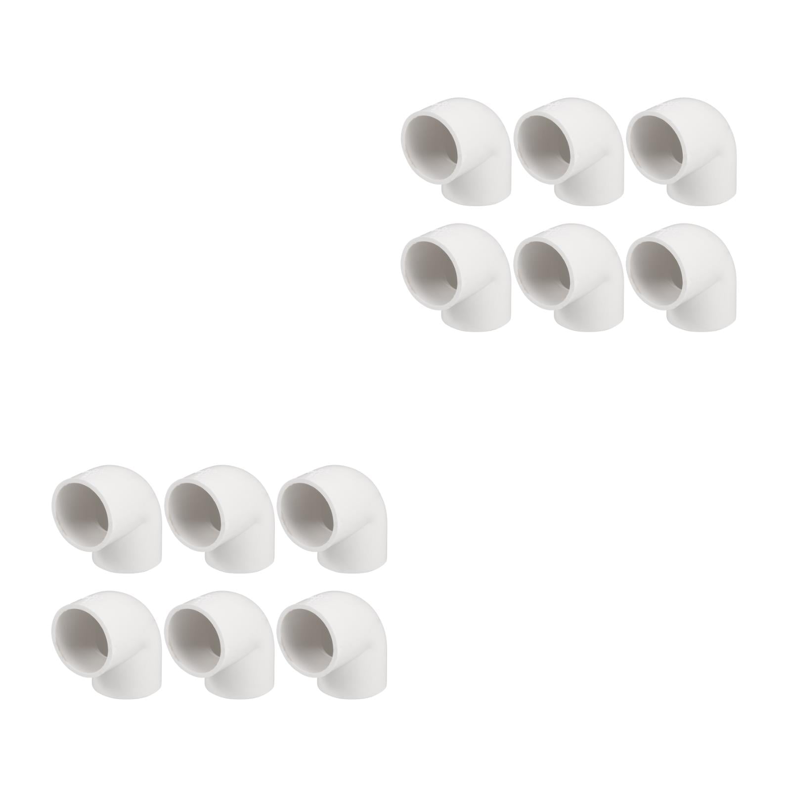 Hemoton 12 pcs PVC 90 Degree Pipe Fitting, Inner Diameter 40mm PVC ...