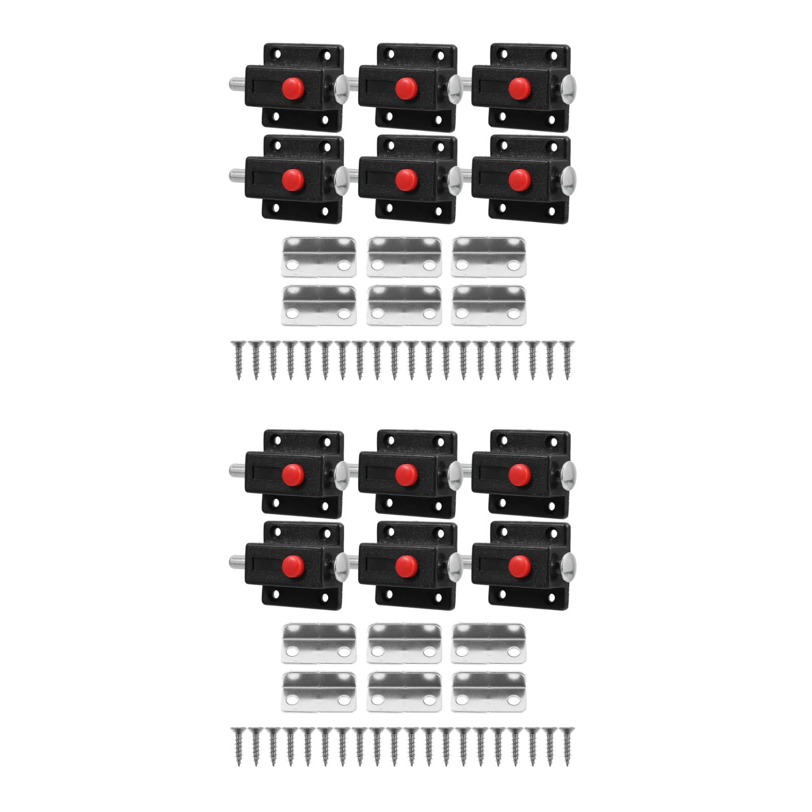 Hemoton 12 pcs Push to Open Latch Cabinet Doors Latch Spring Loaded ...