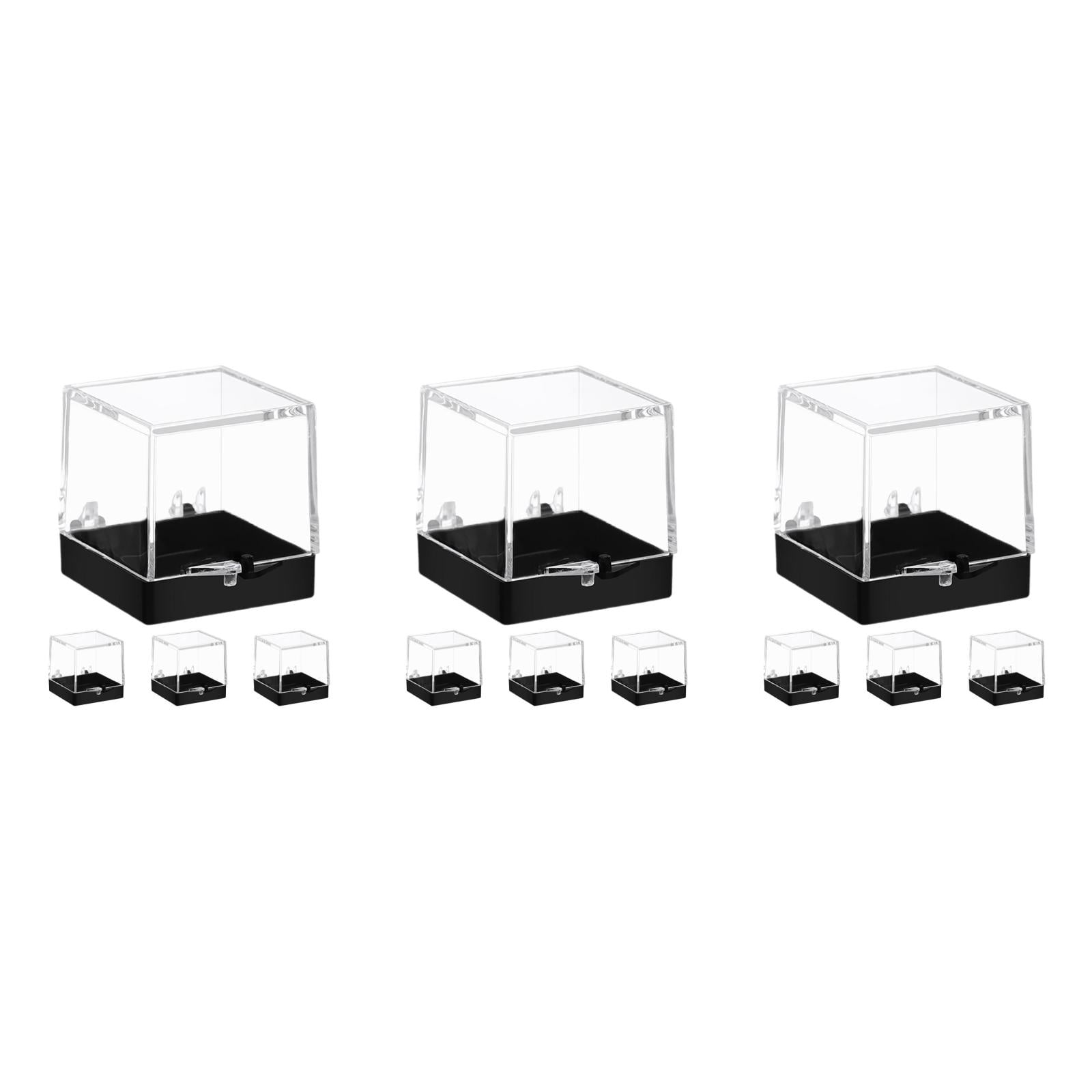 HEMOTON Hemoton 12 pcs Small Clear Display Boxes for Mineral Specimen ...