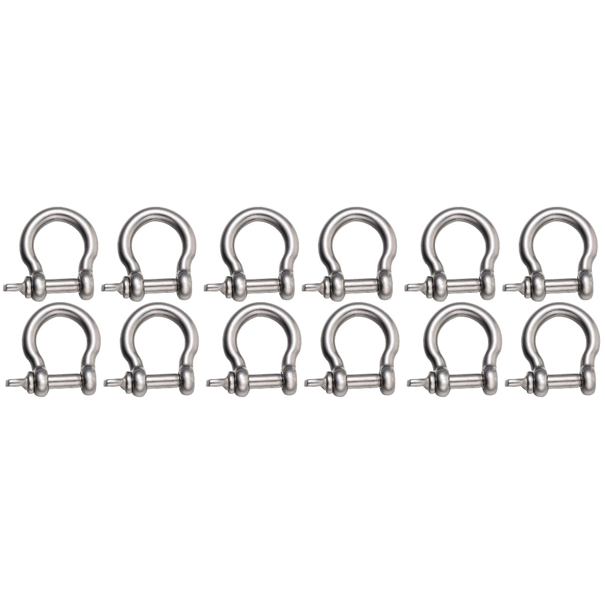 Hemoton 12 pcs Stainless Steel Shackle Metal Shackle Lifting Shackle D ...