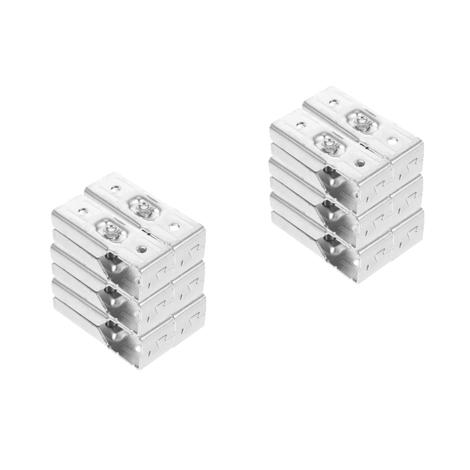 Hemoton 12 pcs Structural Connectors 2 Way Clamps Stainless Steel ...