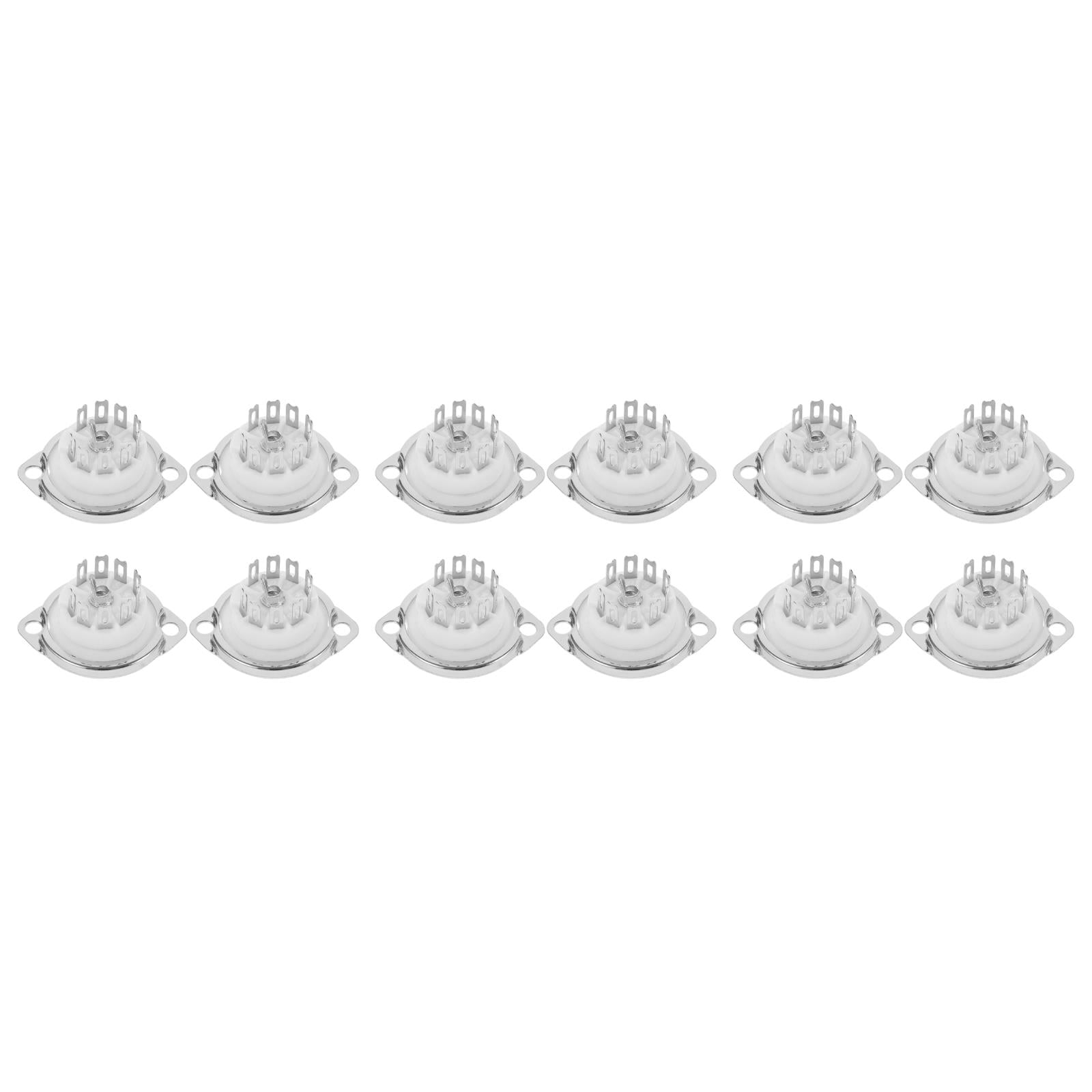 HEMOTON Worgeous 12 pcs High Temperature Ceramic Tube Sockets for ...