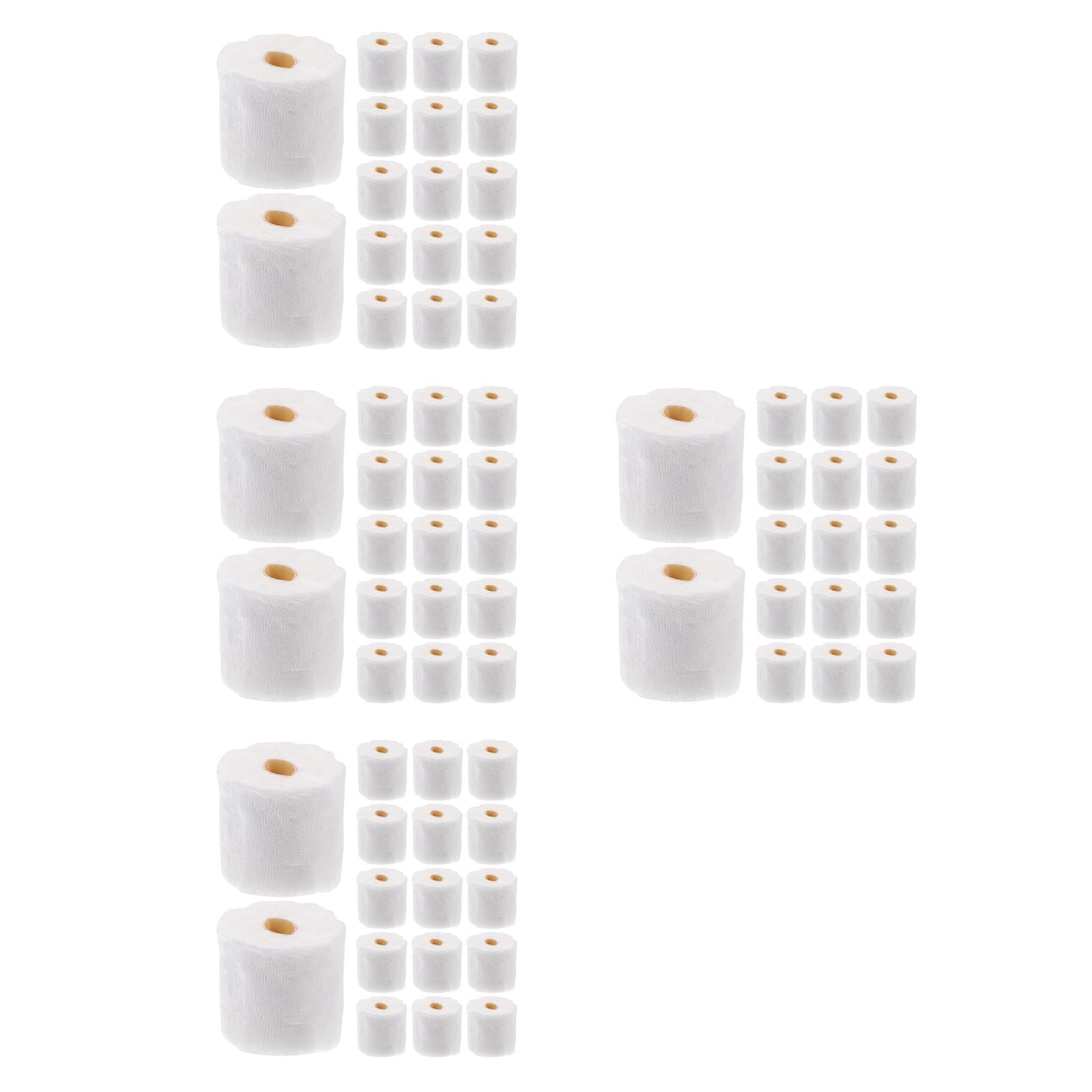 Hemoton 120 PCS Dollhouse Toilet Tissue Miniature Paper Towels Mini ...