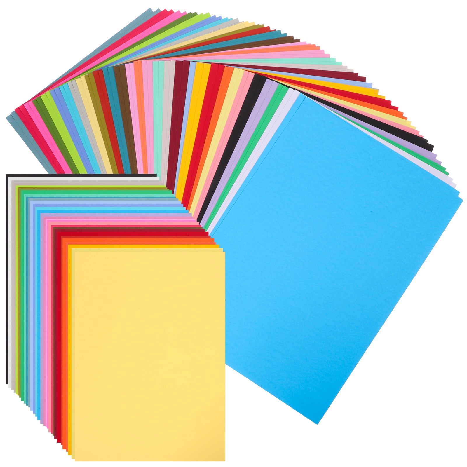 Hemoton 120 Sheets Colored Printer Paper Crafting Colorful Paper ...