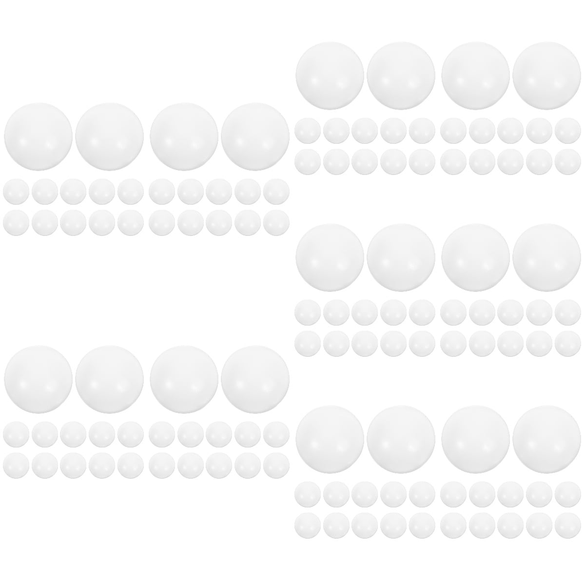 Hemoton 120 pcs Foosball Balls Table Soccer Balls Tabletop Game Mini ...