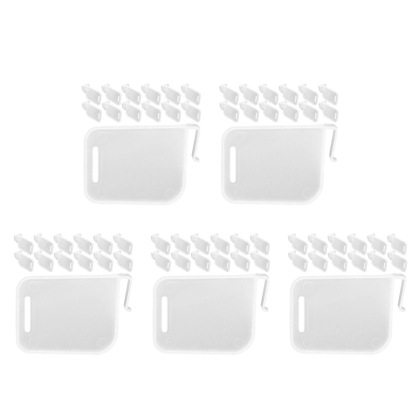UPGRATOR Raindrops 120 pcs White Plastic Refrigerator Dividers ...