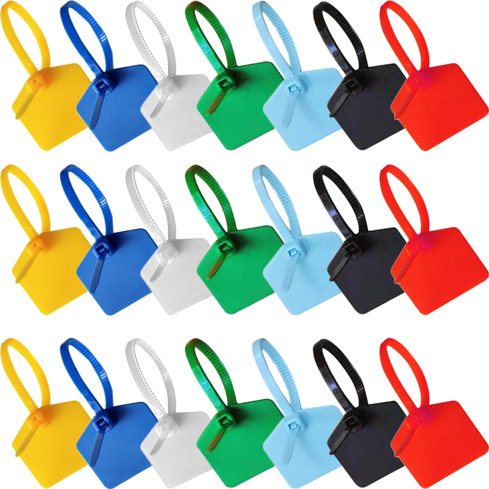 Hemoton 120pcs Label Cables Tags Marker Ties Labeling Tags Wire Zip ...