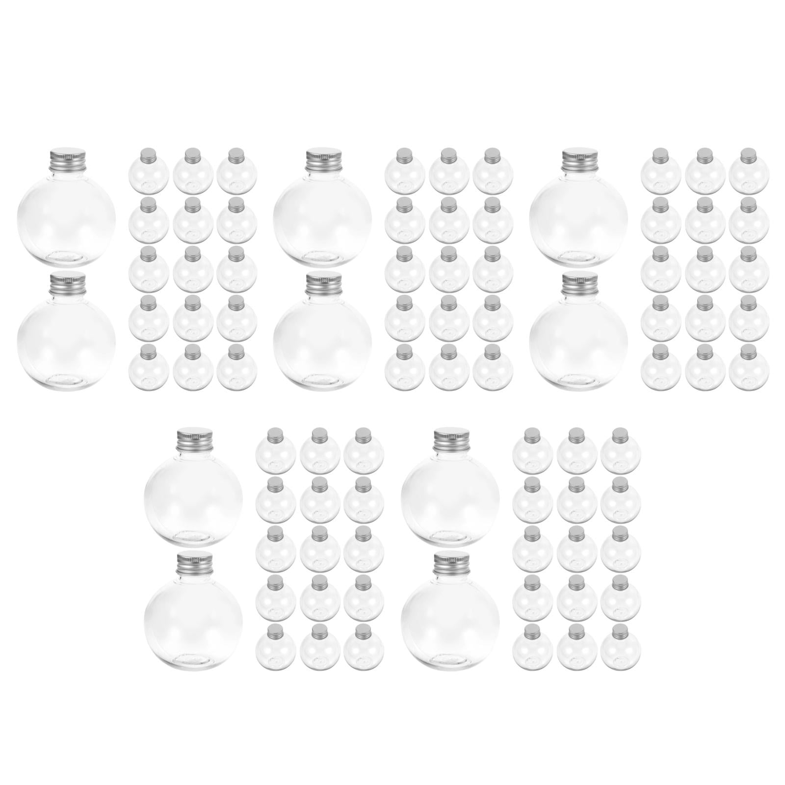 Hemoton 125 pcs Light Bulb Candy Containers Fillable Candy Jars Favor ...