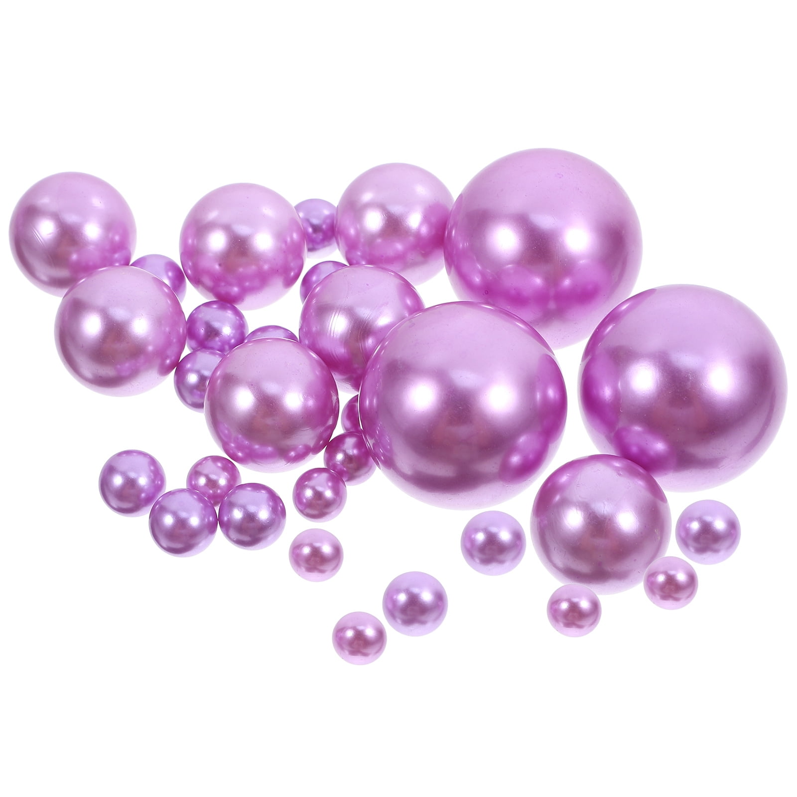 Hemoton 125pcs Floating Pearl Beads Simulation Pearls Vase Decorative ...