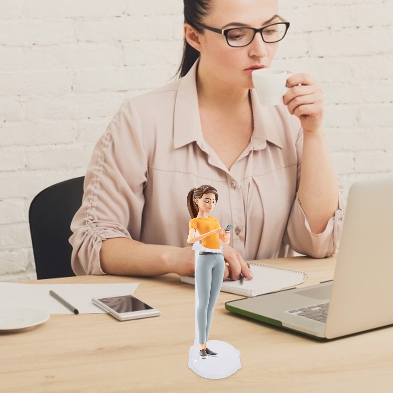 Hemoton 12pcs Doll Display Frame Action Figure Support Rack Miniature ...