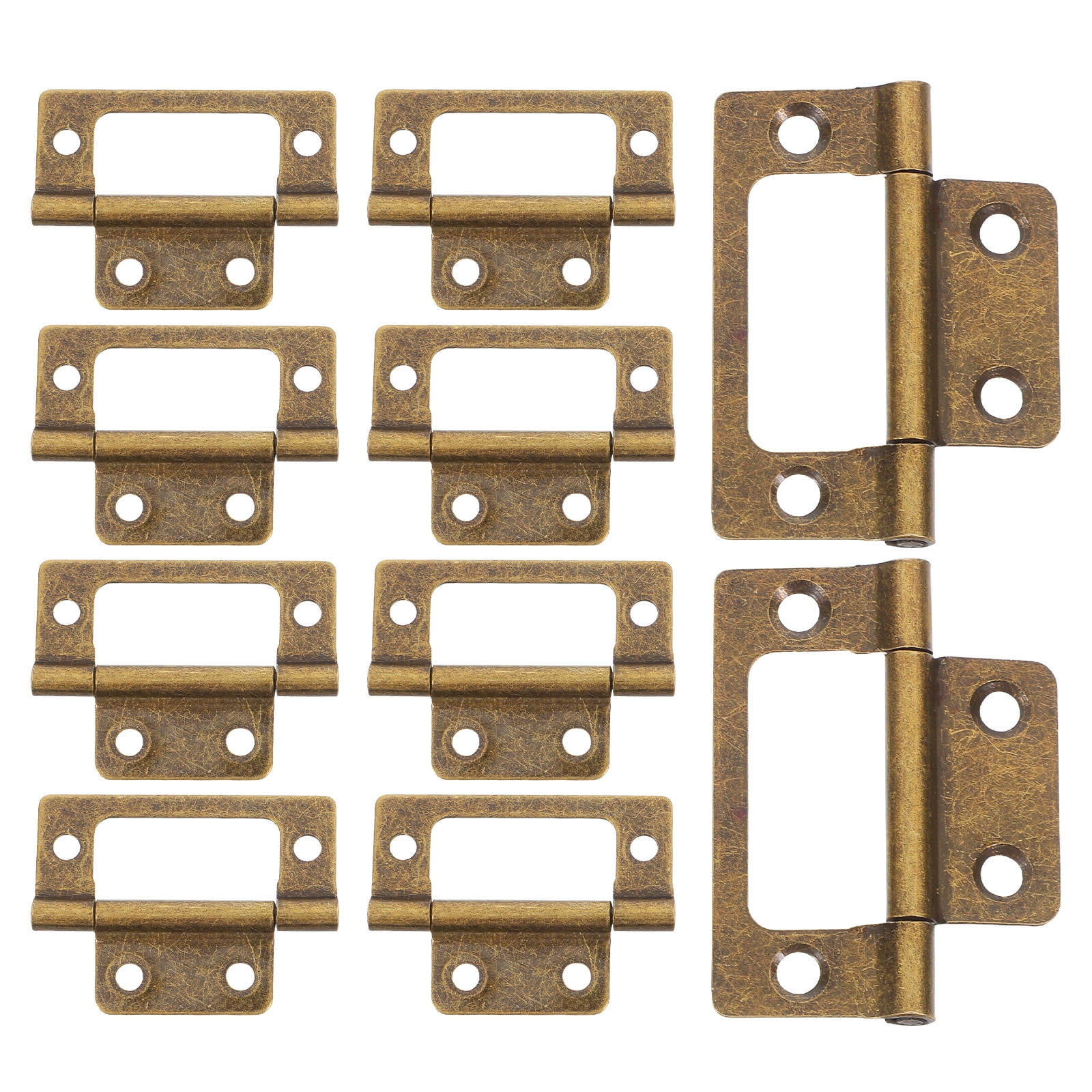Hemoton 12pcs Door Hinges Bifold Shutter Hinge Heavy Duty Iron Hinges ...