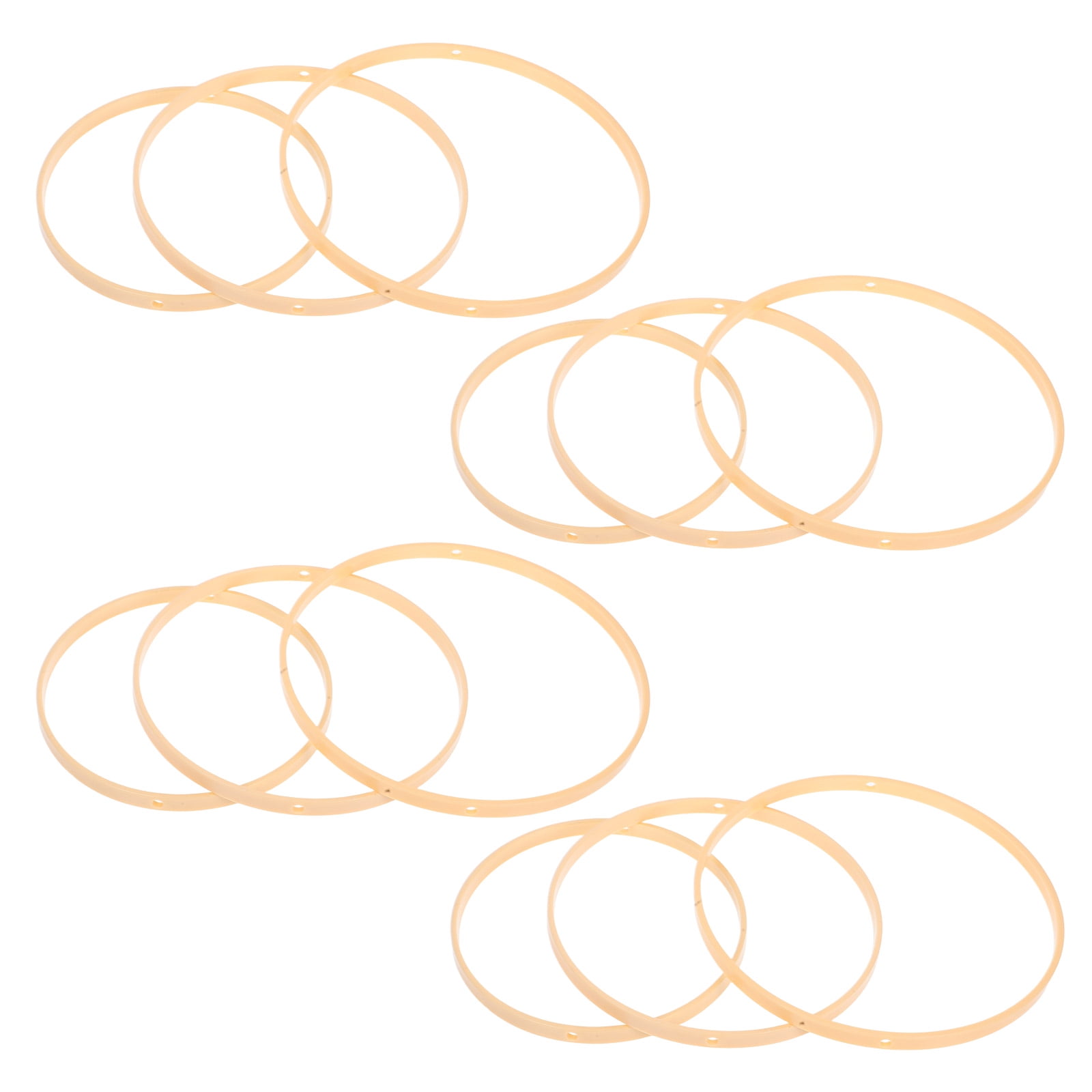 Hemoton 12pcs Dream Catcher Rings DIY Macrame Hoops for Crafts Floral ...