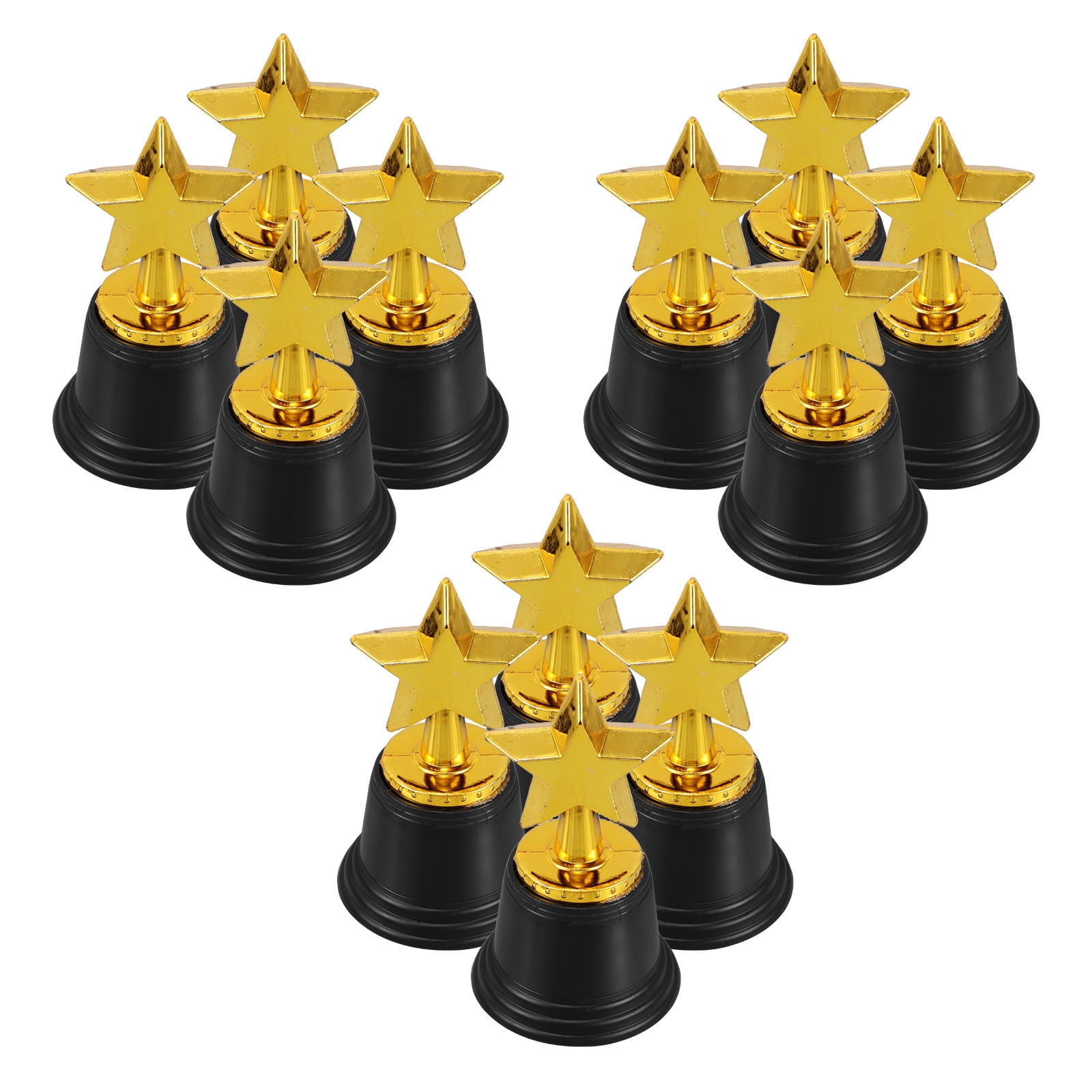 Hemoton 12pcs Star Trophy Awards Set for Party Celebrations, Ceremony ...