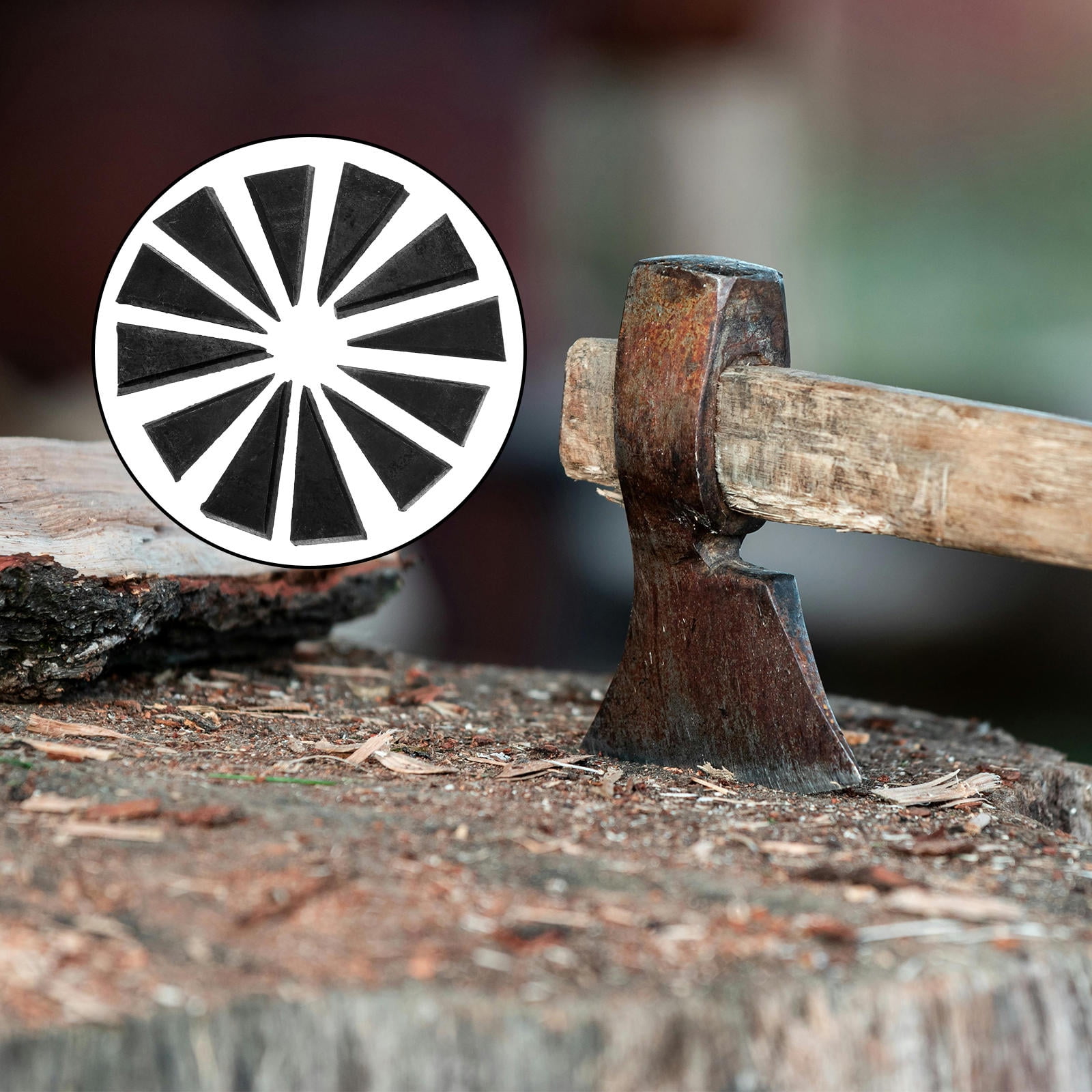 Hemoton 12pcs Hammer Handle Wedge Carbon Steel Wedge Fixing Woodworking ...