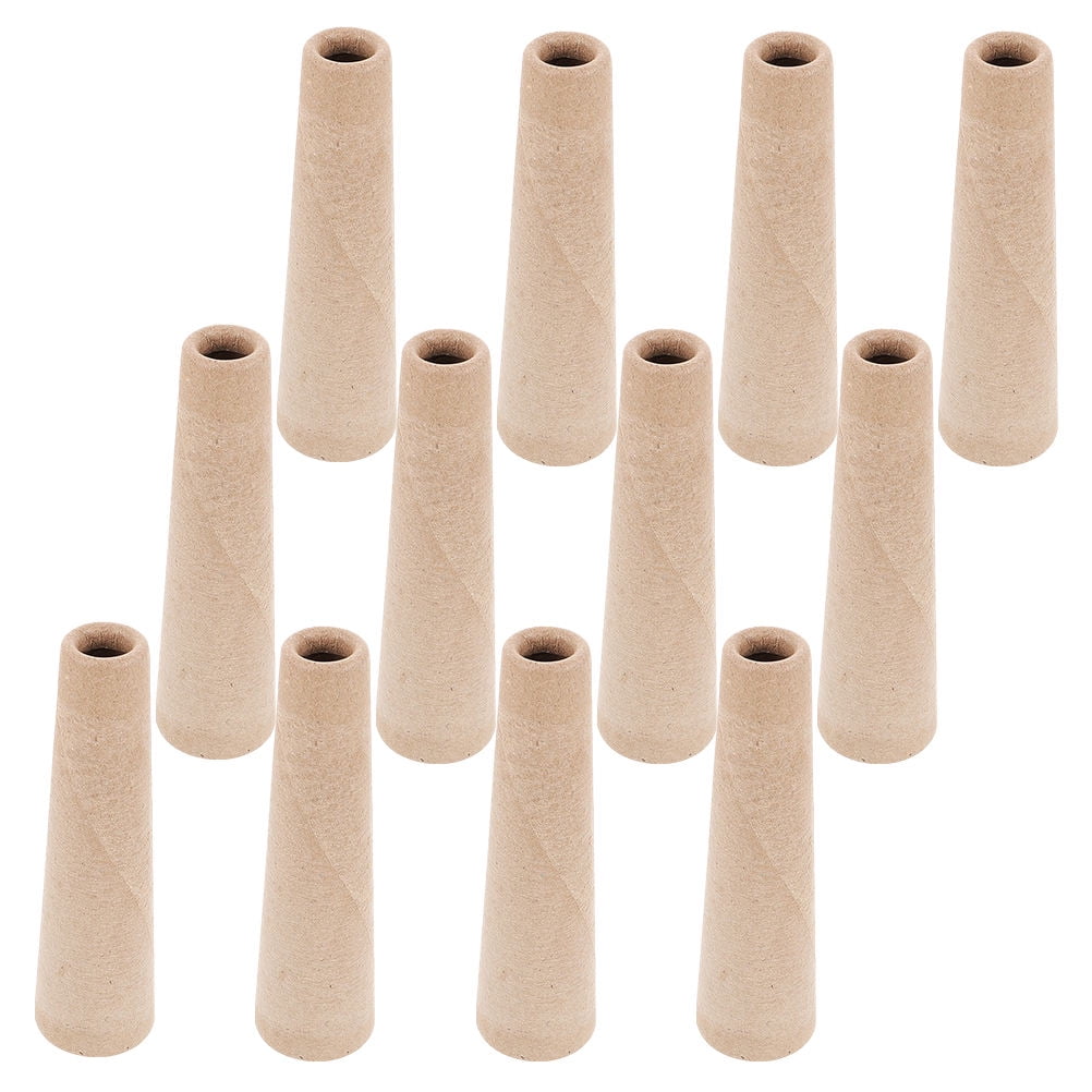 Hemoton 12pcs Manual Yarn Winder Tubes Paper Cones Yarn Knitting Tools ...