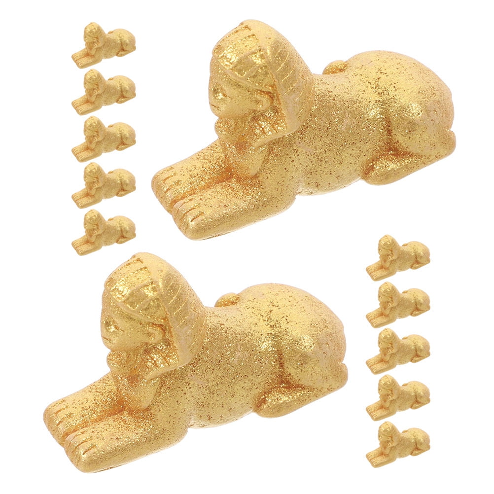 Hemoton 12pcs Micro Landscape Ancient Egypt Sphinx Model Ornaments ...