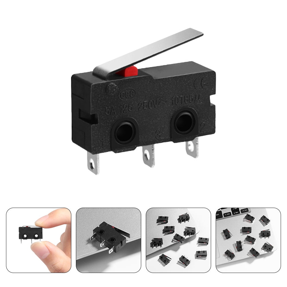 RENACLIPY Black Small Push Button Set, 12 Pieces, and Compact ...