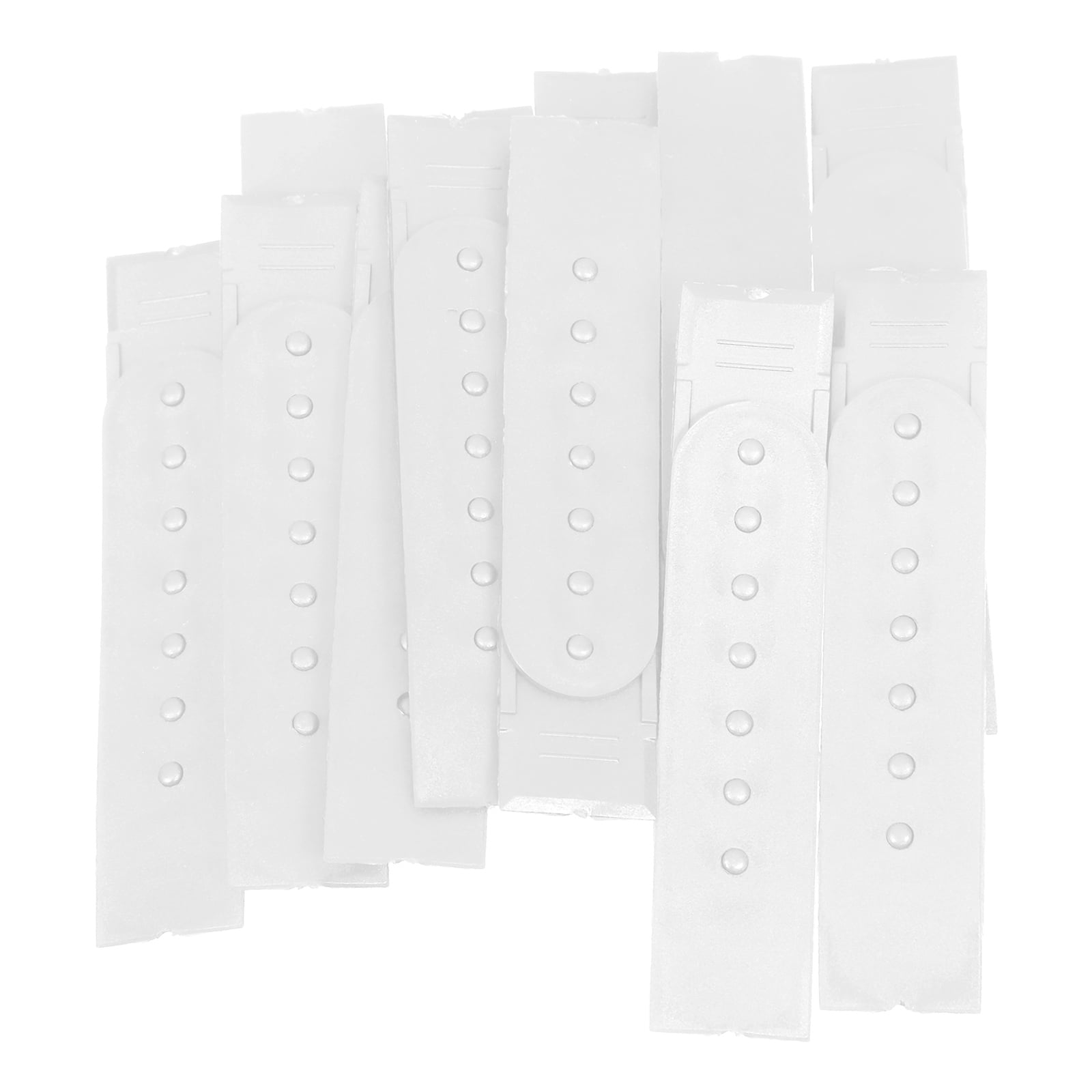 Hemoton 12pcs Plastic Snapback Strap with 7 Holes Adjustable Hats Caps ...