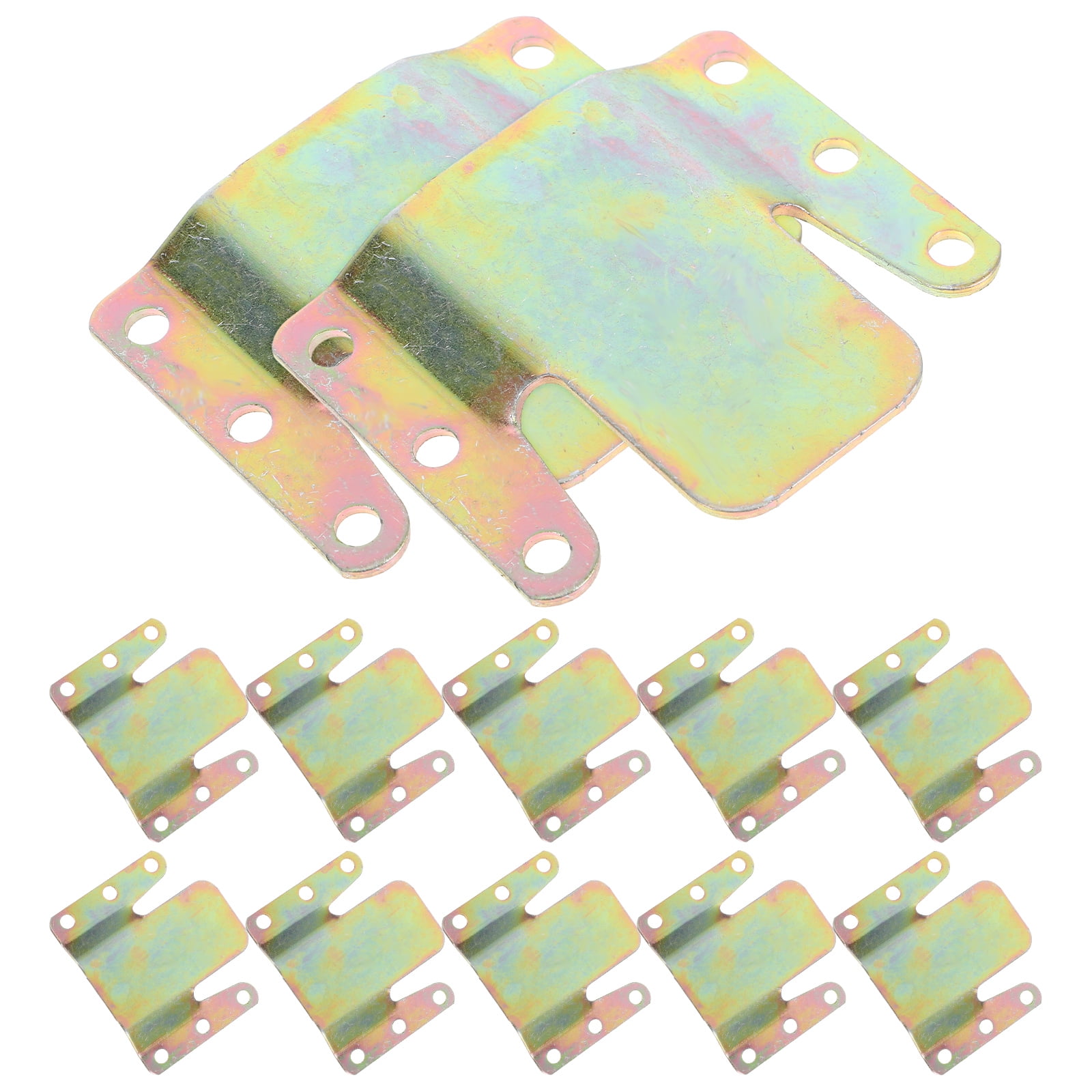 Hemoton 12pcs Sectional Sofa Connectors Metal Couch Interlocking ...