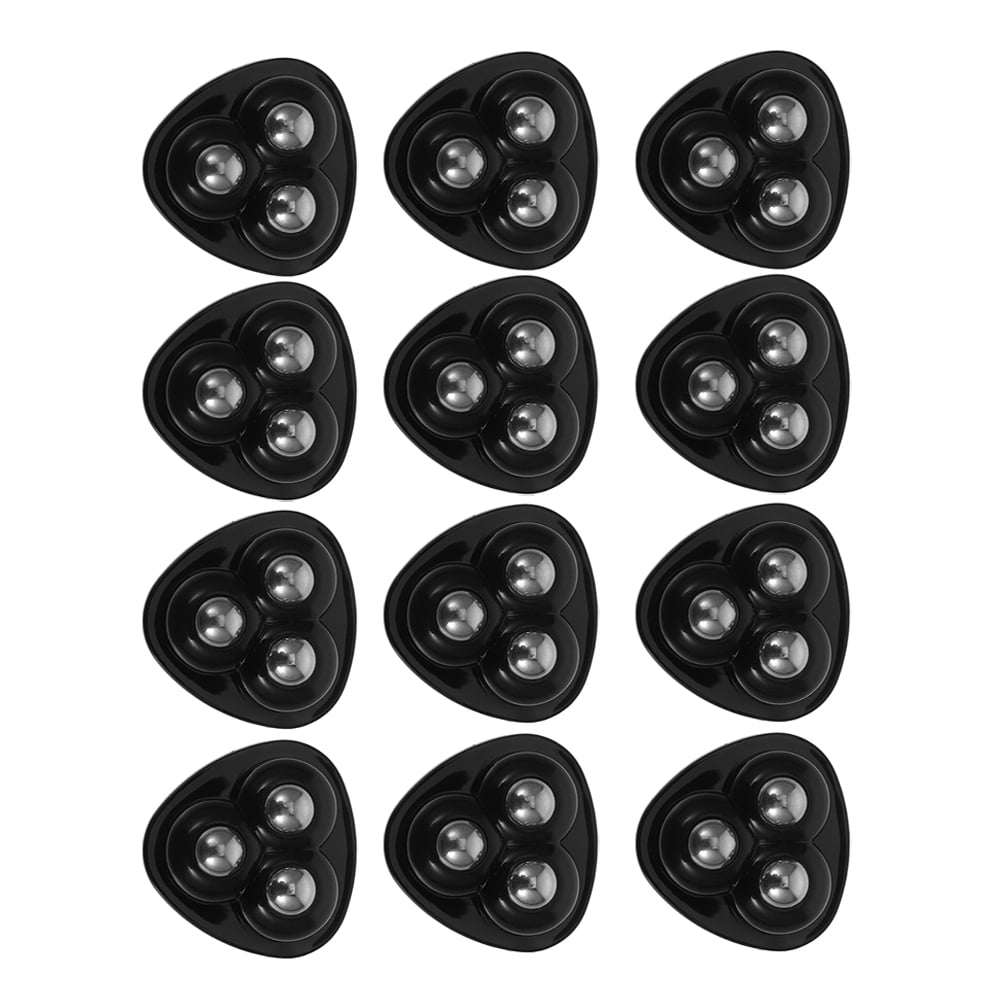 Hemoton 12pcs Self Adhesive Caster Wheels Mini Swivel Wheels With ...