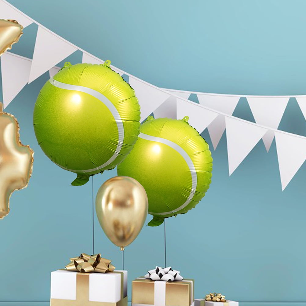 SOPOTUTU Green Tennis Ball Balloons Durable Inflatable Party ...