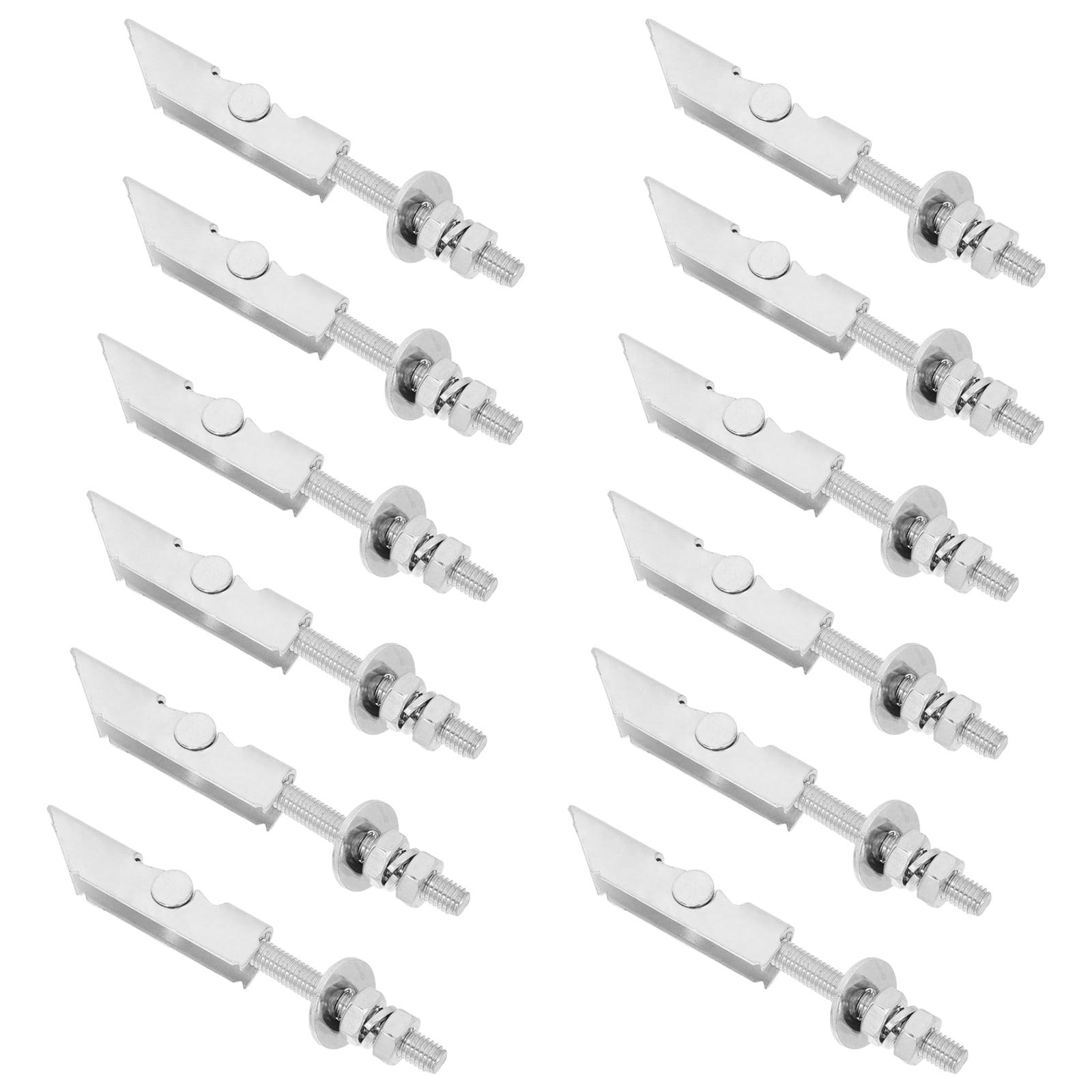 HEMOTON MLINS 12pcs Toggle Bolt with Wing Nut Heavy Duty Drywall Hollow ...