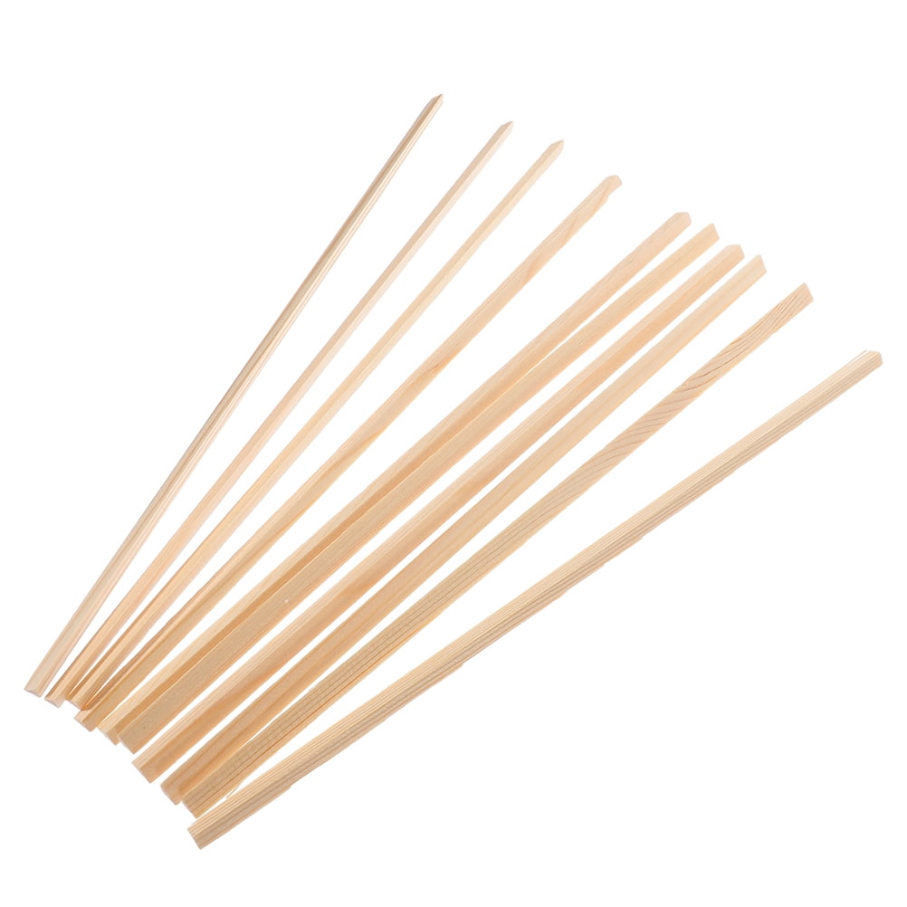 Hemoton 12-Piece Window Molding Wood Trim Strips for Home Decor, 6mm ...