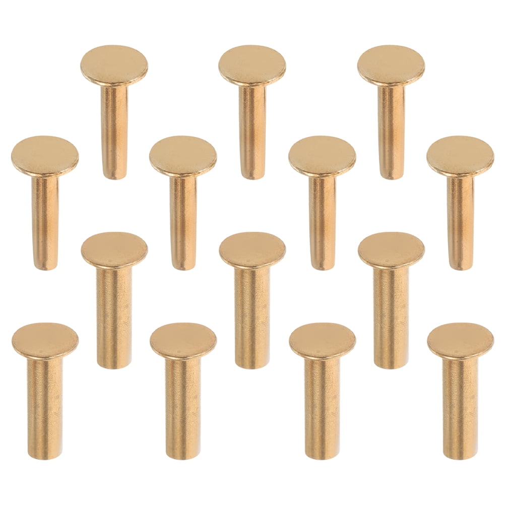 Hemoton 14 Pairs Copper Rivets For Diy Knife Handle Repair Fastening ...