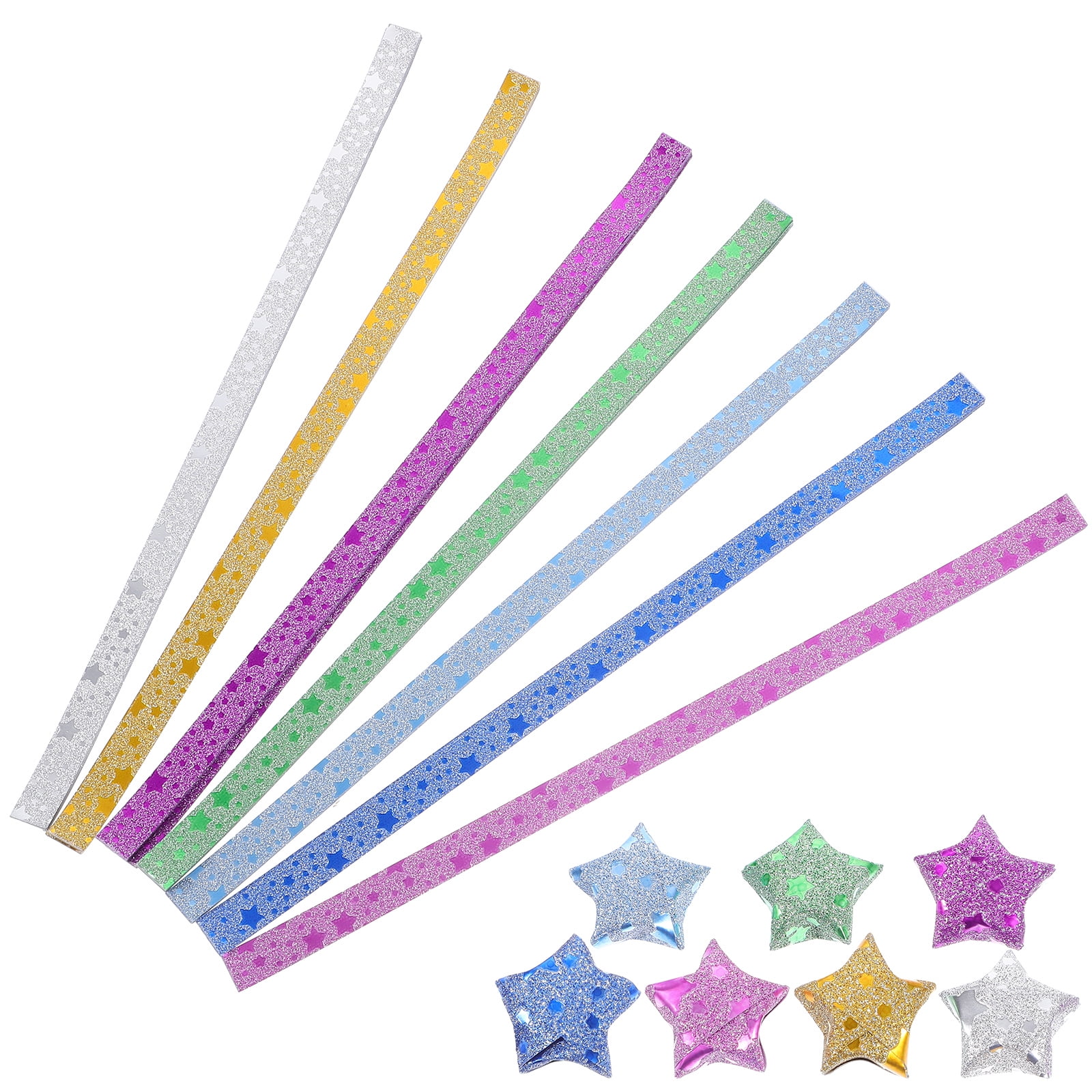 Hemoton 140pcs DIY Star Strips Origami Paper Strips Multi-Functional ...