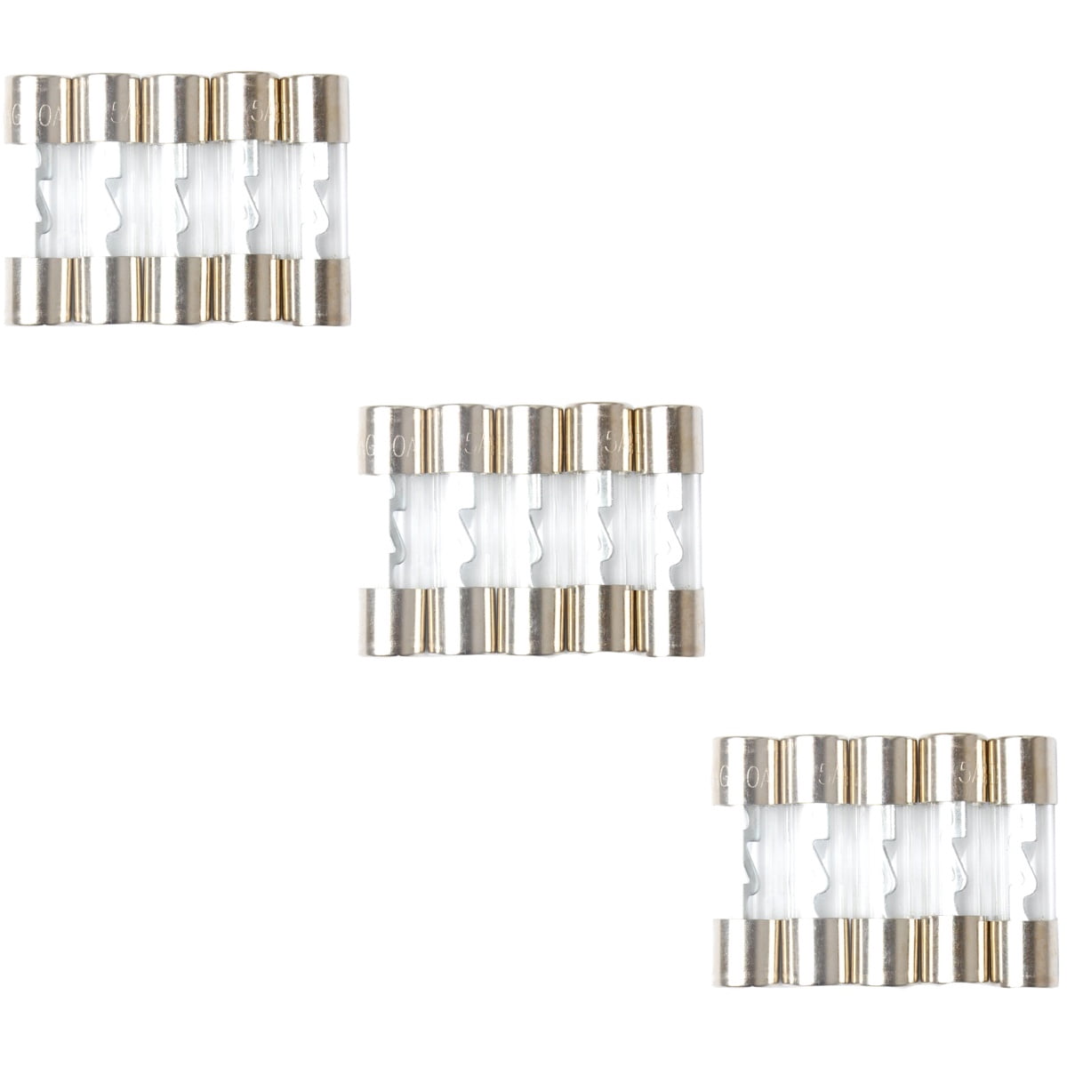 Hemoton 15 Pcs AGU Nickeling Fuse Tube Car Stereo-Audio Fuse with 60A ...