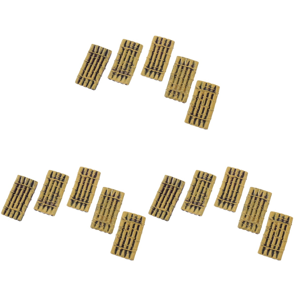 Hemoton 15 Pcs Artificial Raft Boat Decor Realistic Raft Model Ornament ...