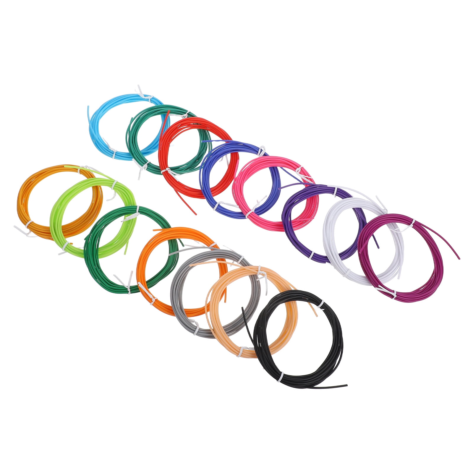 Hemoton 15 Rolls Colorful Filament Refills 3d Pen Materials Filament ...