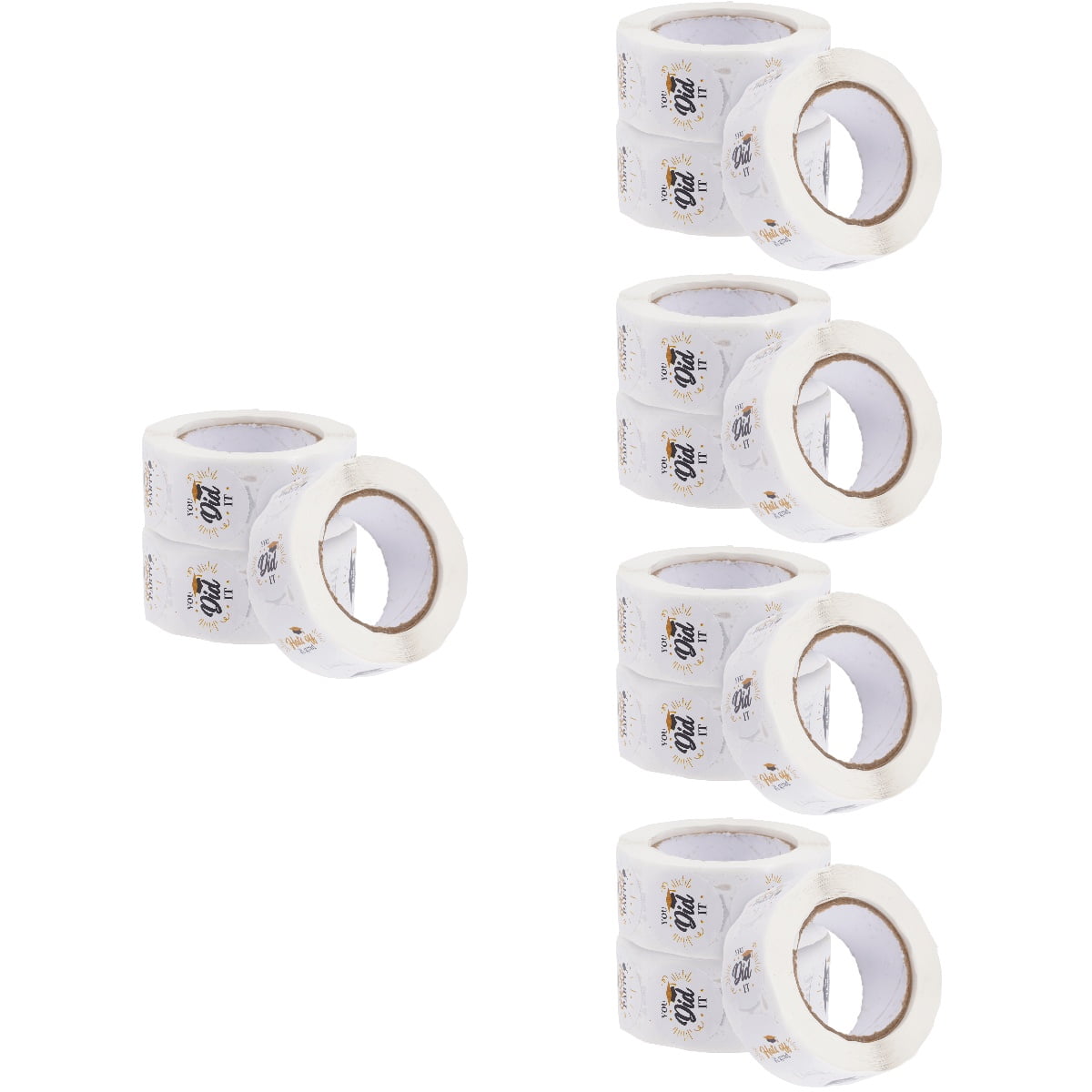 Hemoton 15 Rolls Graduation Label Sticker Gift Bag Sealing Stickers ...