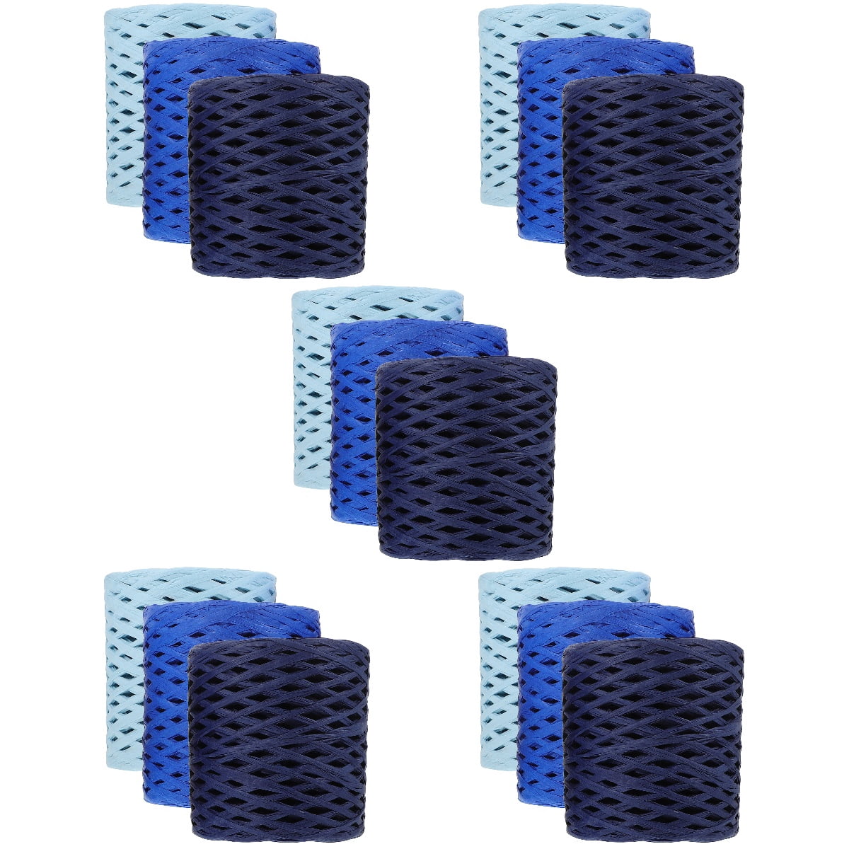 Hemoton 15 Rolls Raffia Ribbon for Gift Wrapping Raffia Ribbon Raffias ...