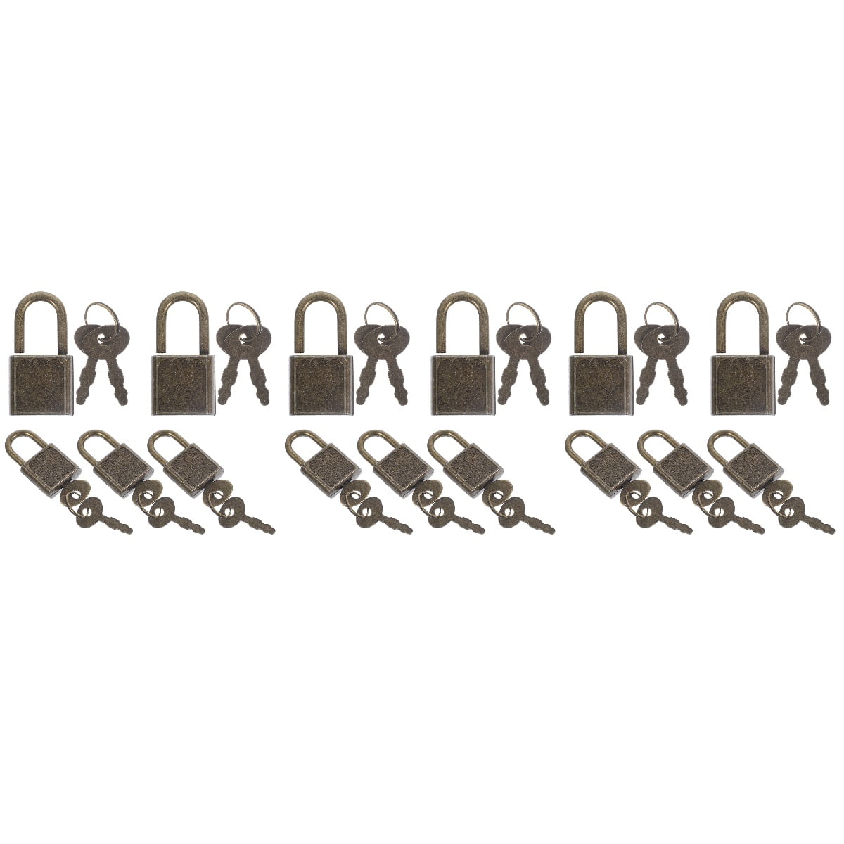 Hemoton 15 Sets of Pirate Chest Locks Antique Small Locks with Keys ...