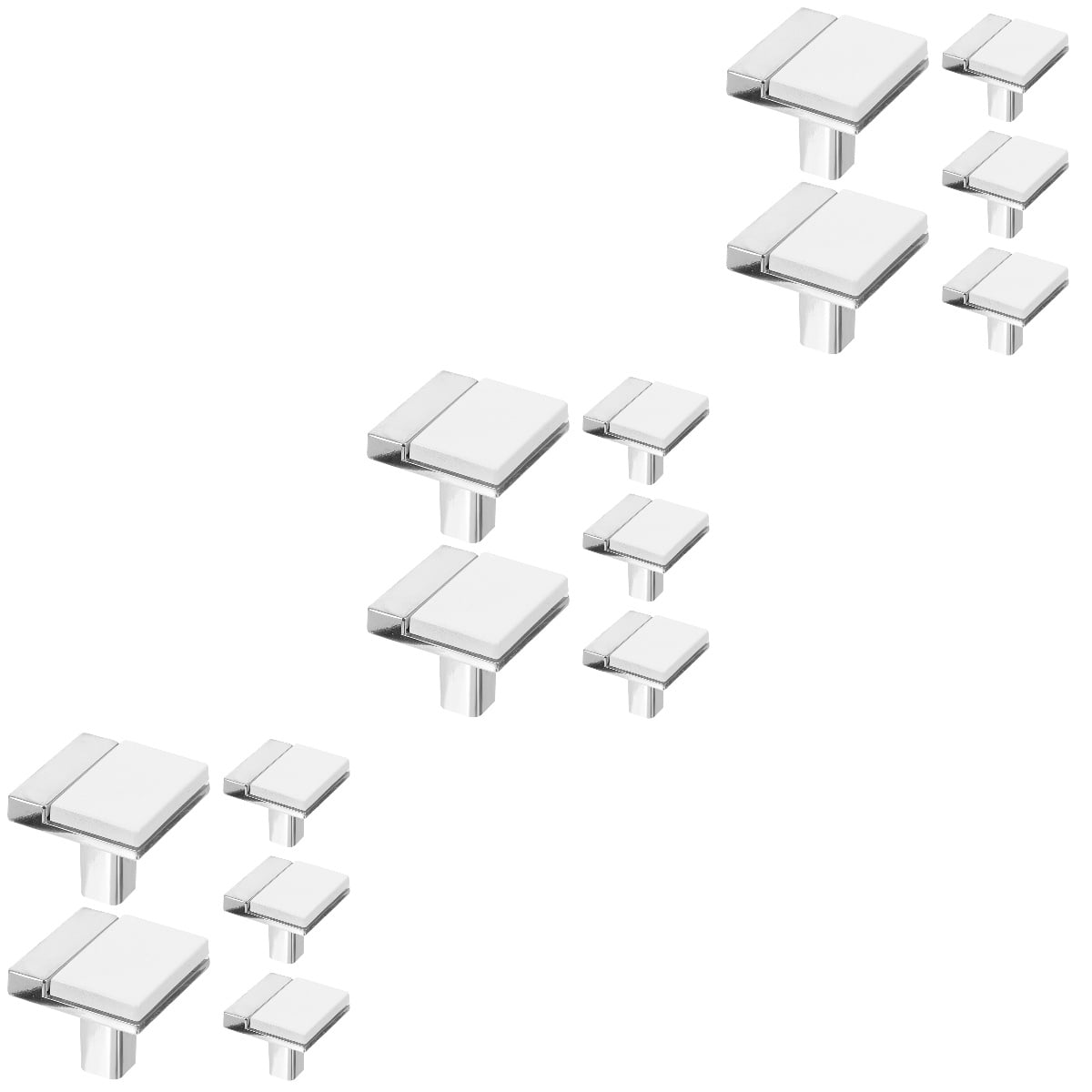 Hemoton 15 pcs Dresser Knobs Modern Cabinet Drawer Handles Small Pulls ...