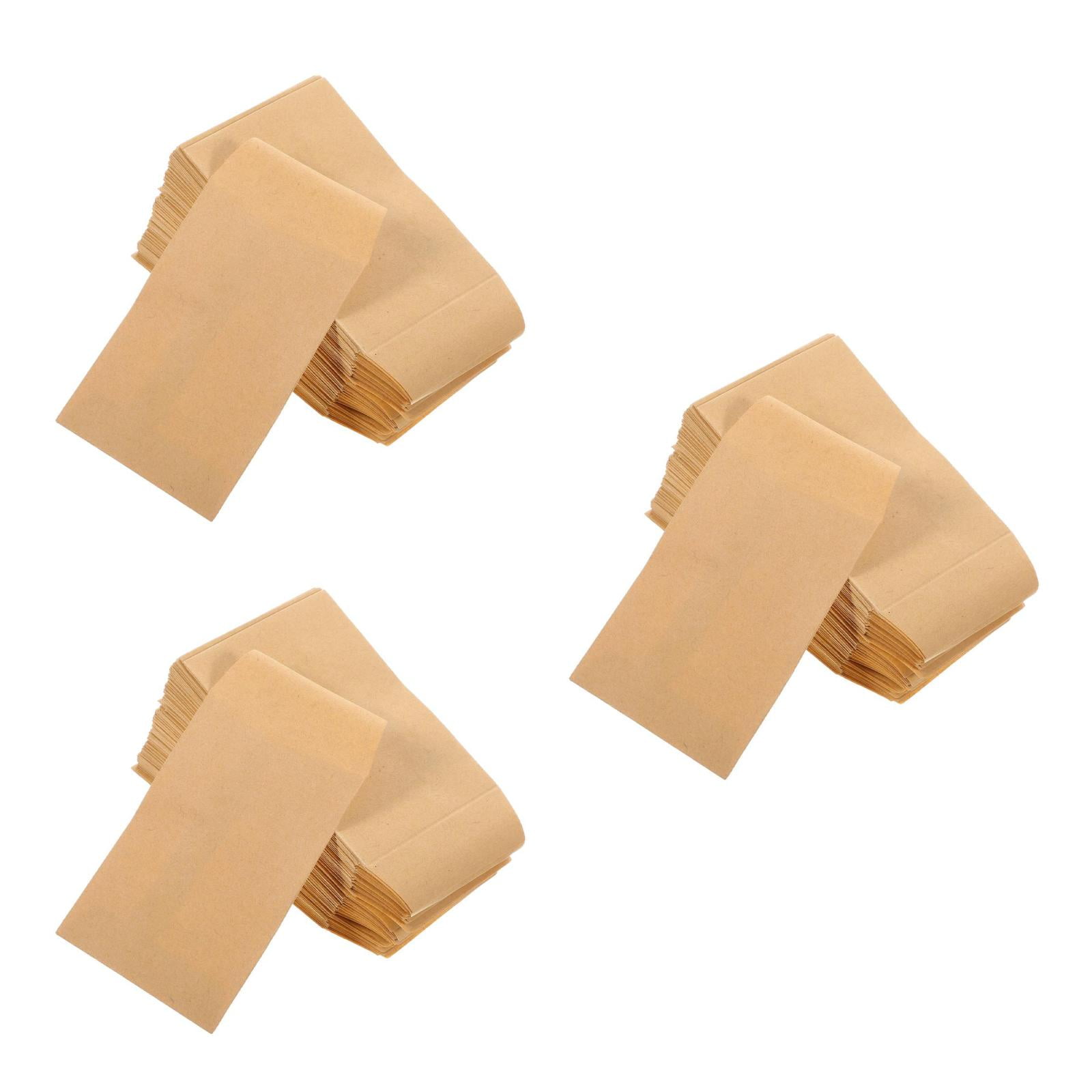 Hemoton 150 PCS Small Kraft Paper Envelopes Packets Envelopes Self ...