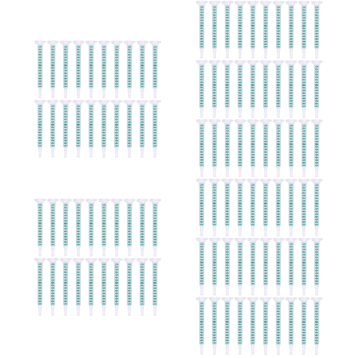 Hemoton 150 pcs Epoxy Mixing Nozzle Tip Resin Mixer Adhesive Nozzles ...